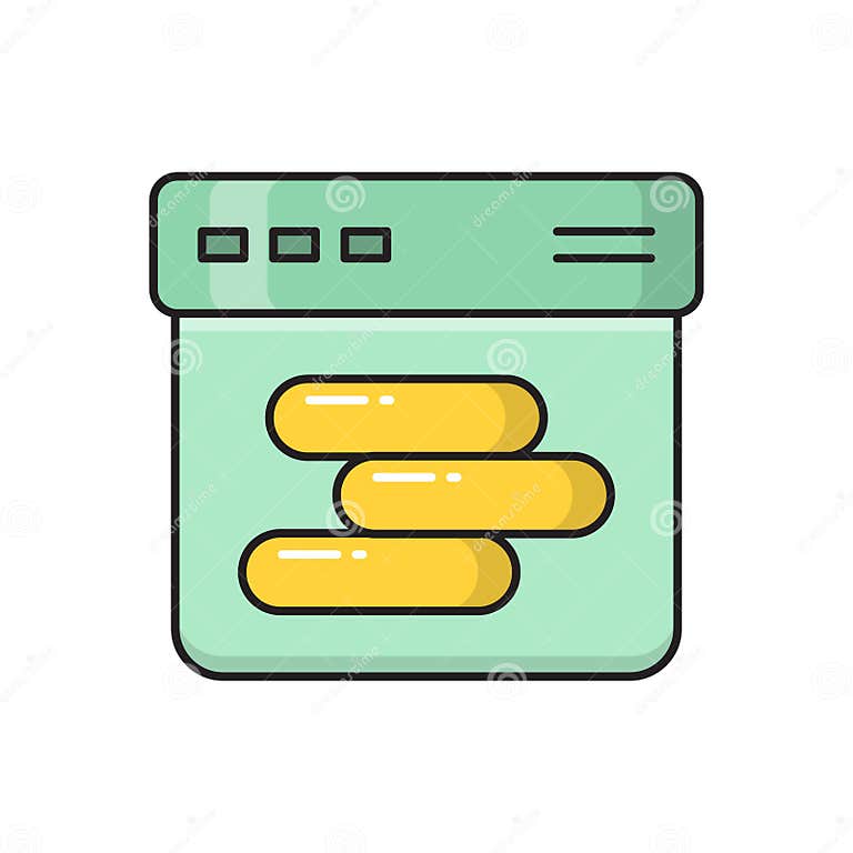 Dose Vector Flat Color Icon Stock Vector - Illustration of pharmacy ...