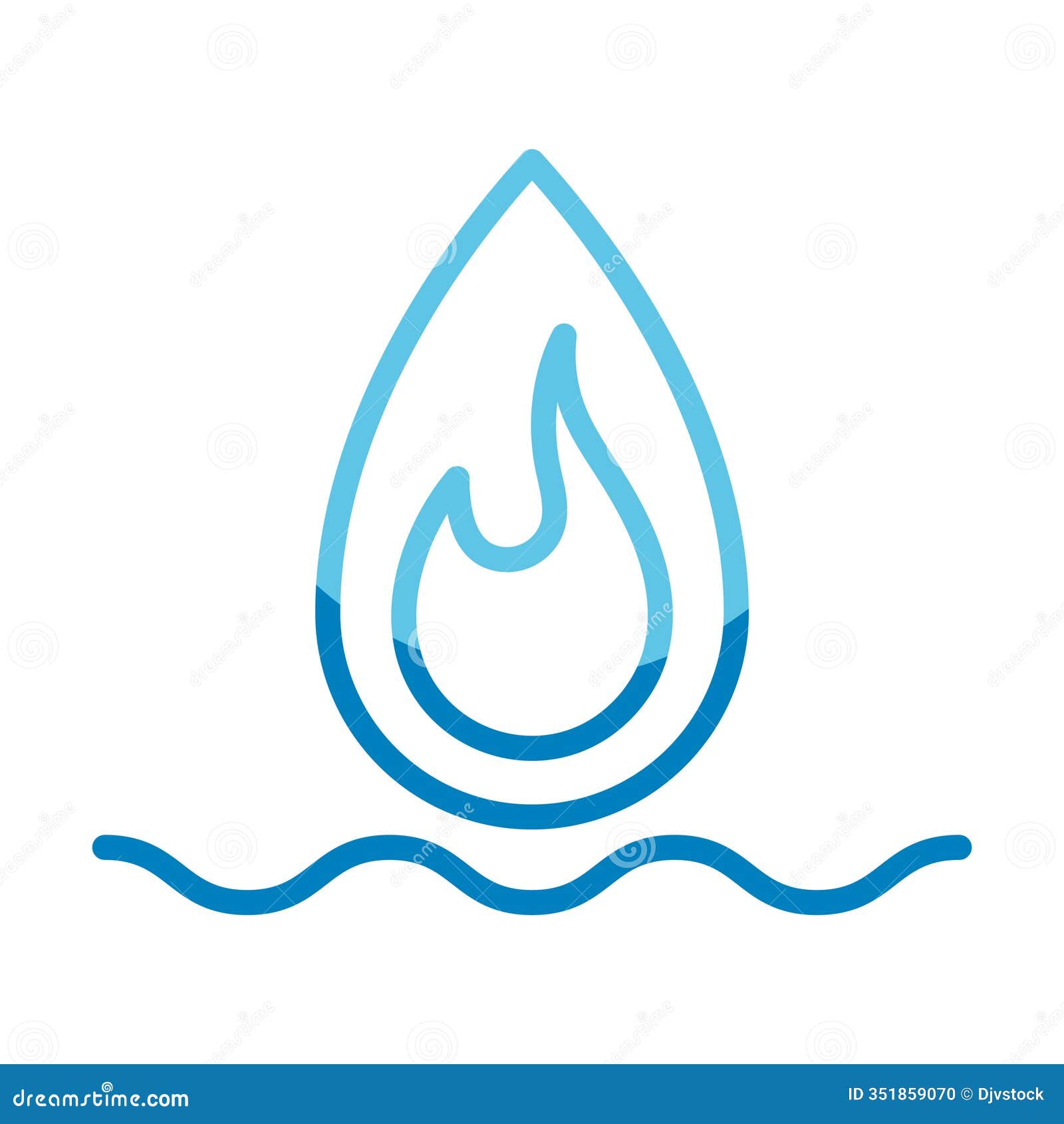 Dosha Ether Ayurvedic Symbol Cartoon Vector | CartoonDealer.com #351858845