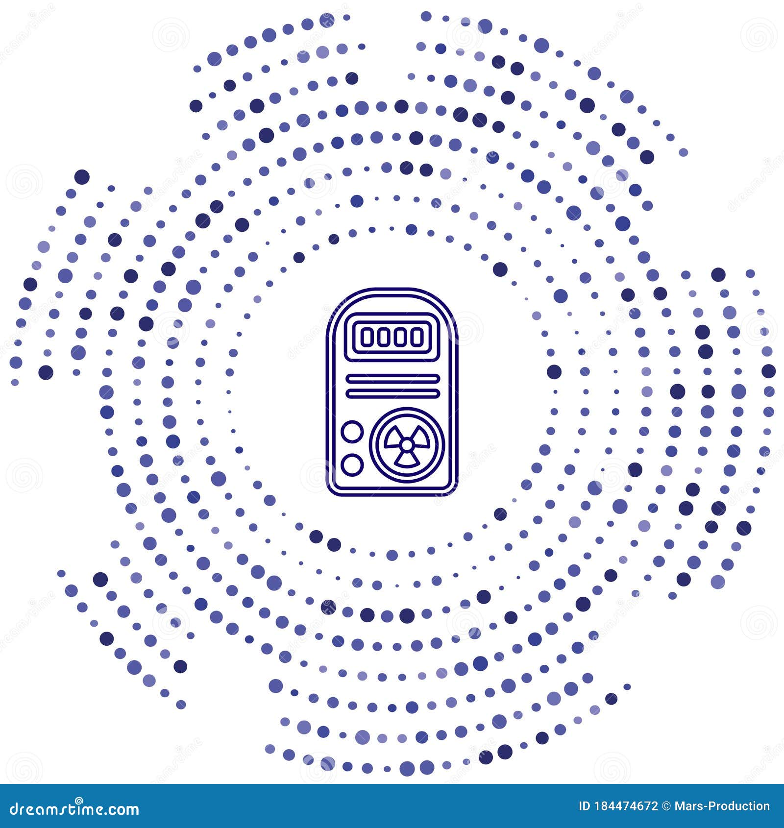 Dosimeter Vector Icon. Dosimeter Editable Stroke. Dosimeter Linear ...