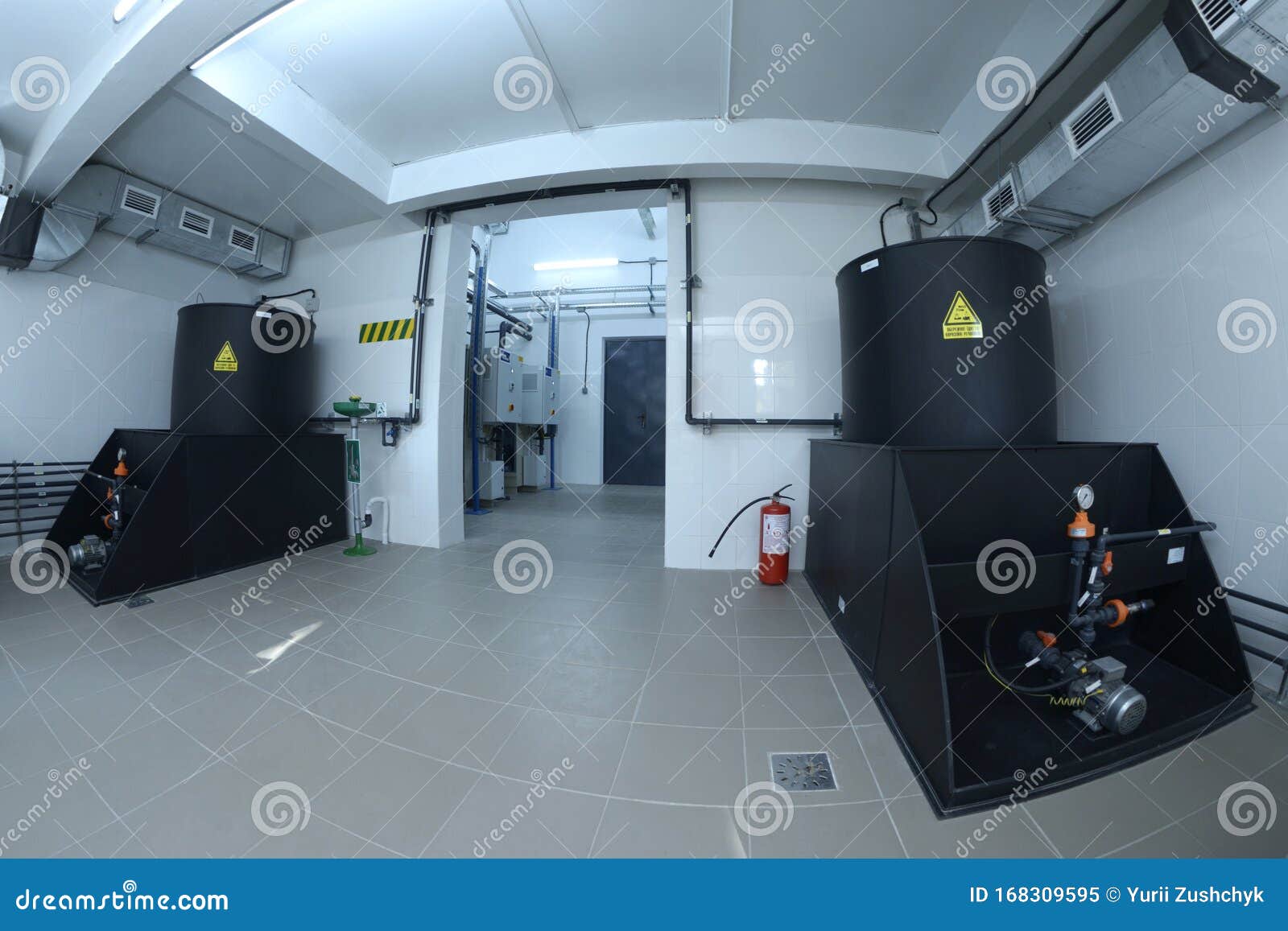 At the Dosing Systems Hall of the Water Pumping Station: Sodium ...