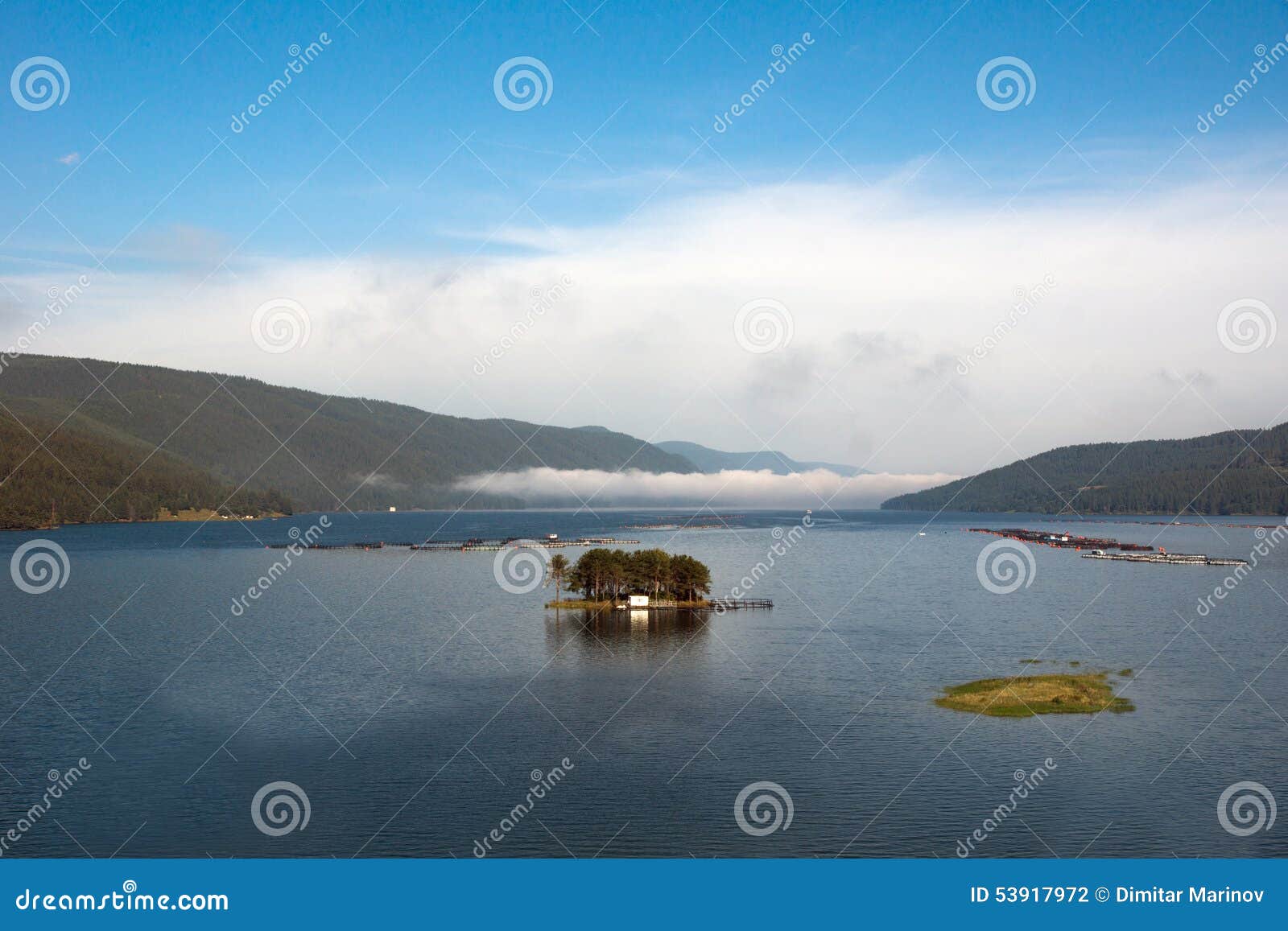 Dospat dam stock photo. Image of view, vista, clouds - 53917972