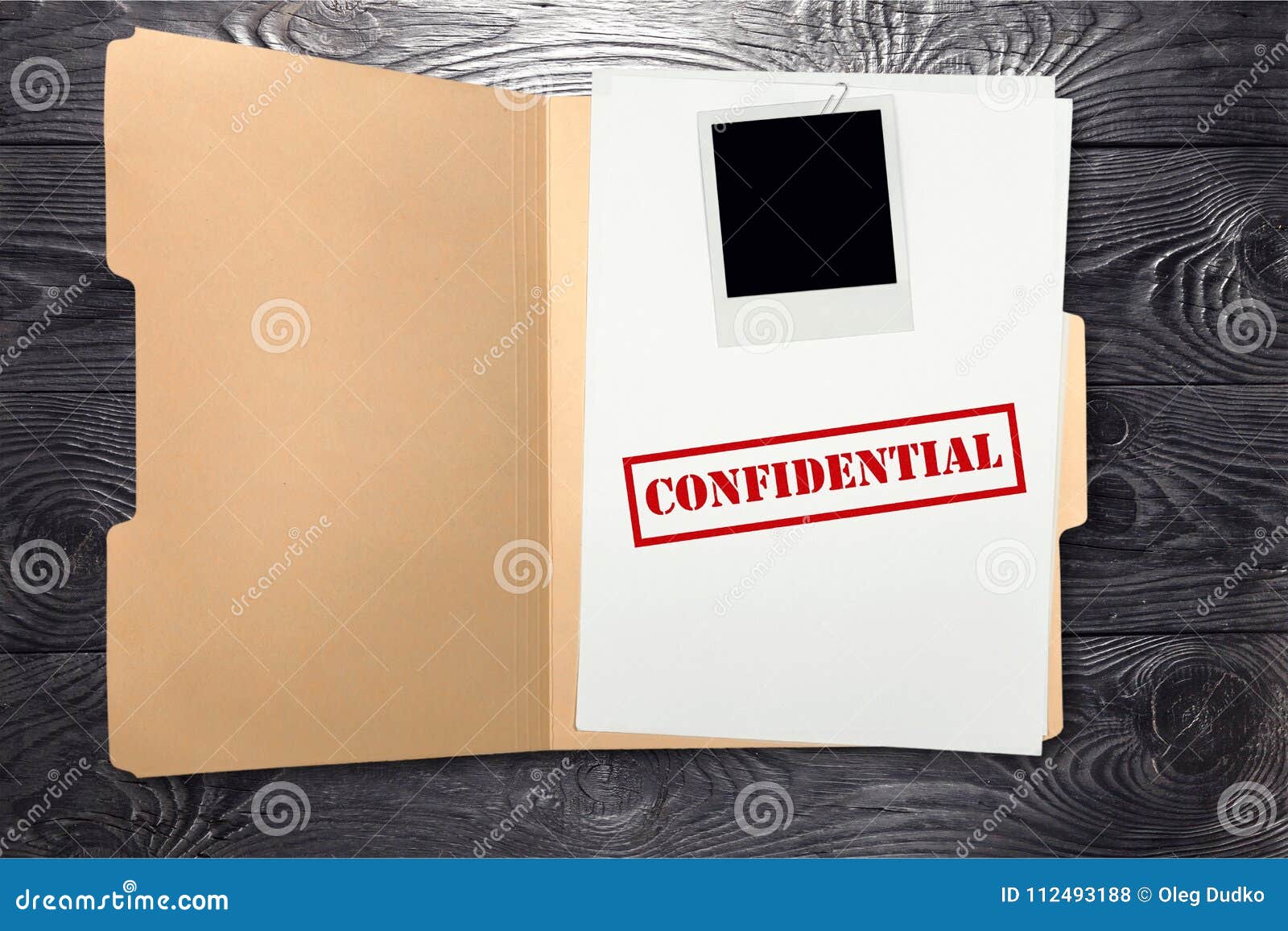 Dossier stock foto. Image of foto, administratie, geheimhouding - 112493188
