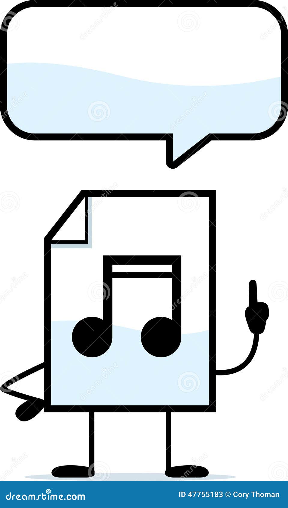 Dossier audio parlant illustration de vecteur. Illustration du musique ...