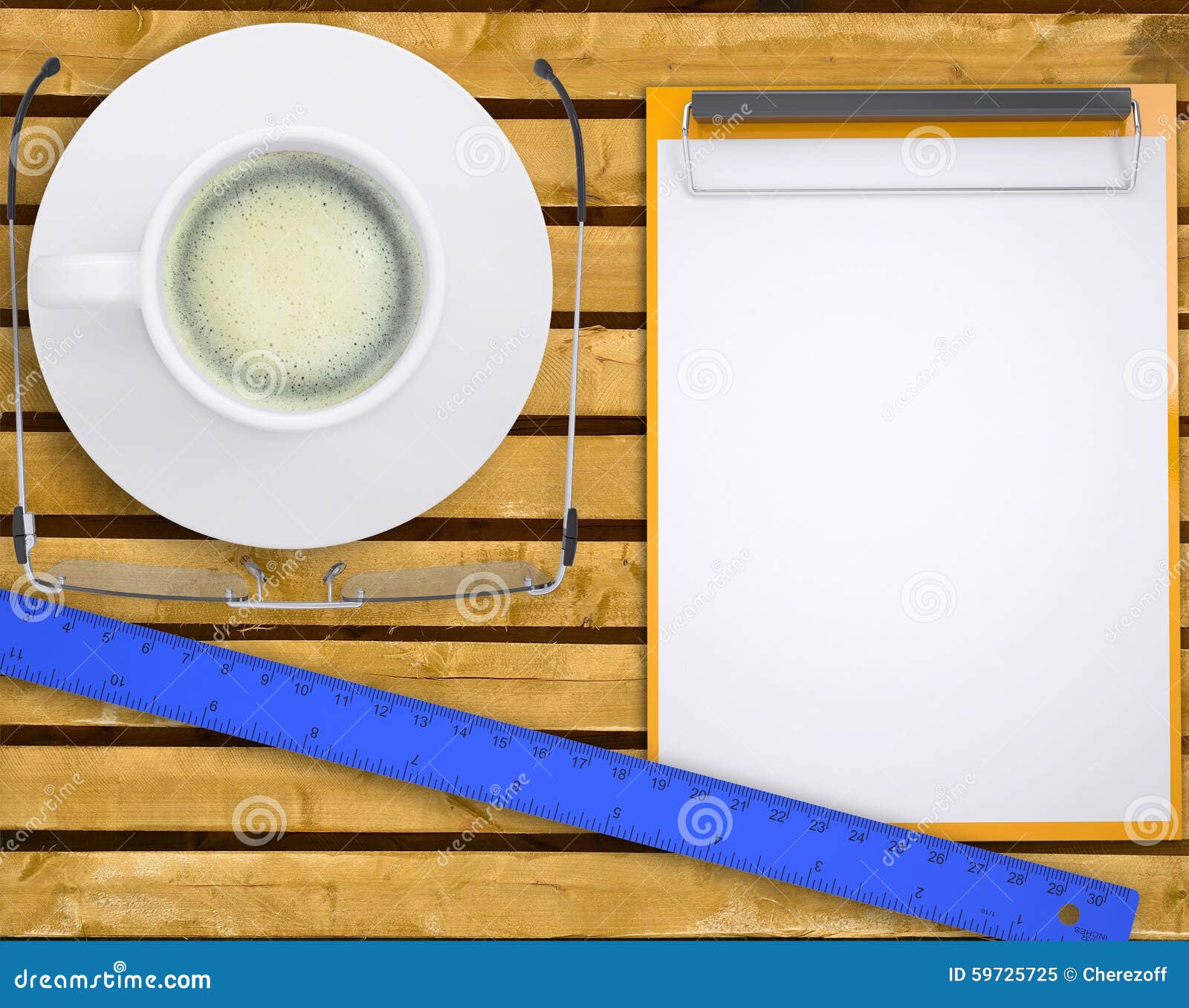 Dossier Avec Des Verres Sur La Table Image stock - Image du numéro ...