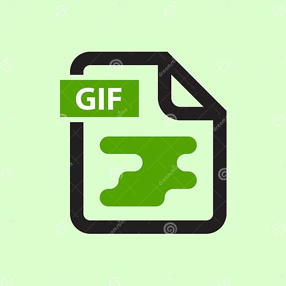 Dossier de format de GIF illustration de vecteur. Illustration du ...