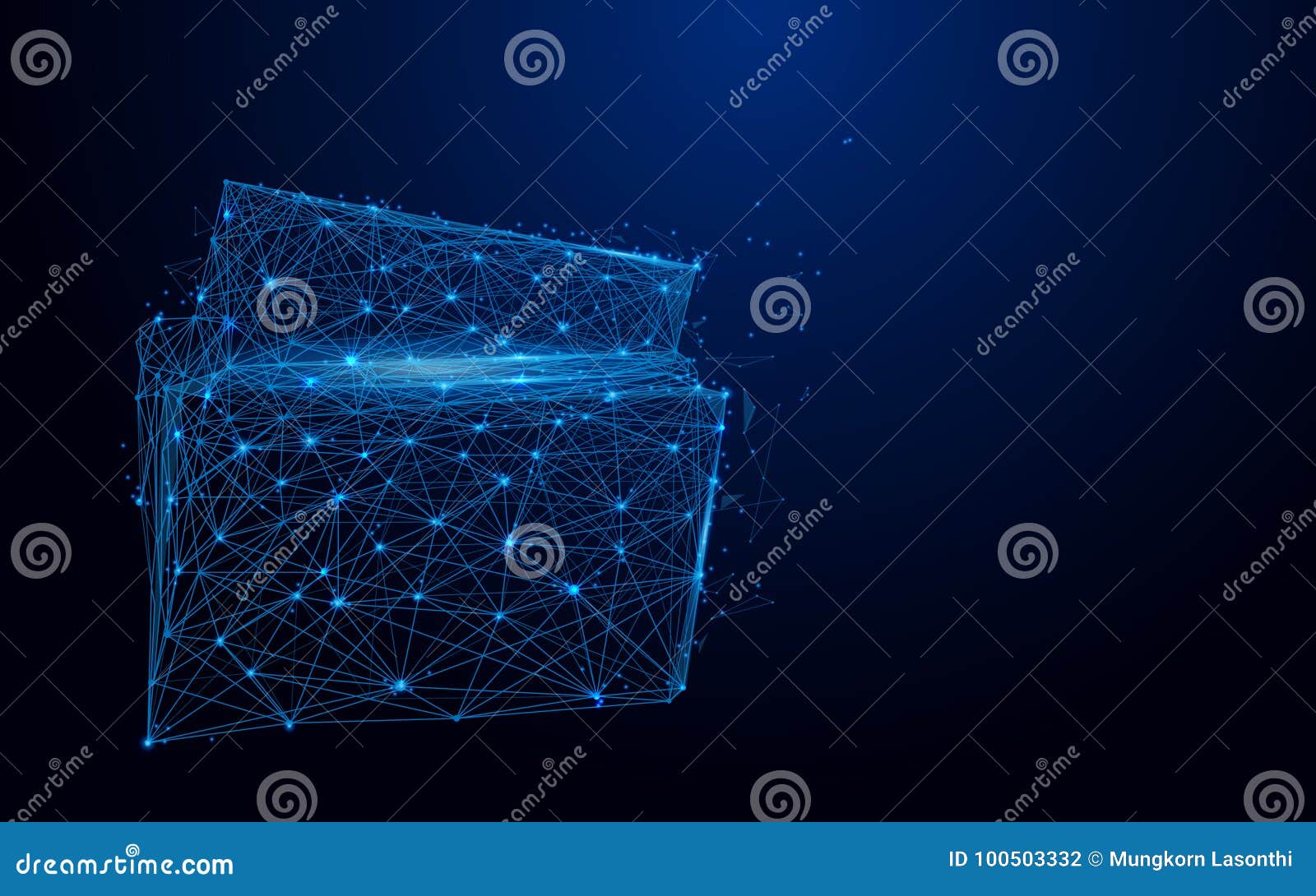 Dossier Des Lignes Et Des Triangles, Se Relier De Point Illustration de ...