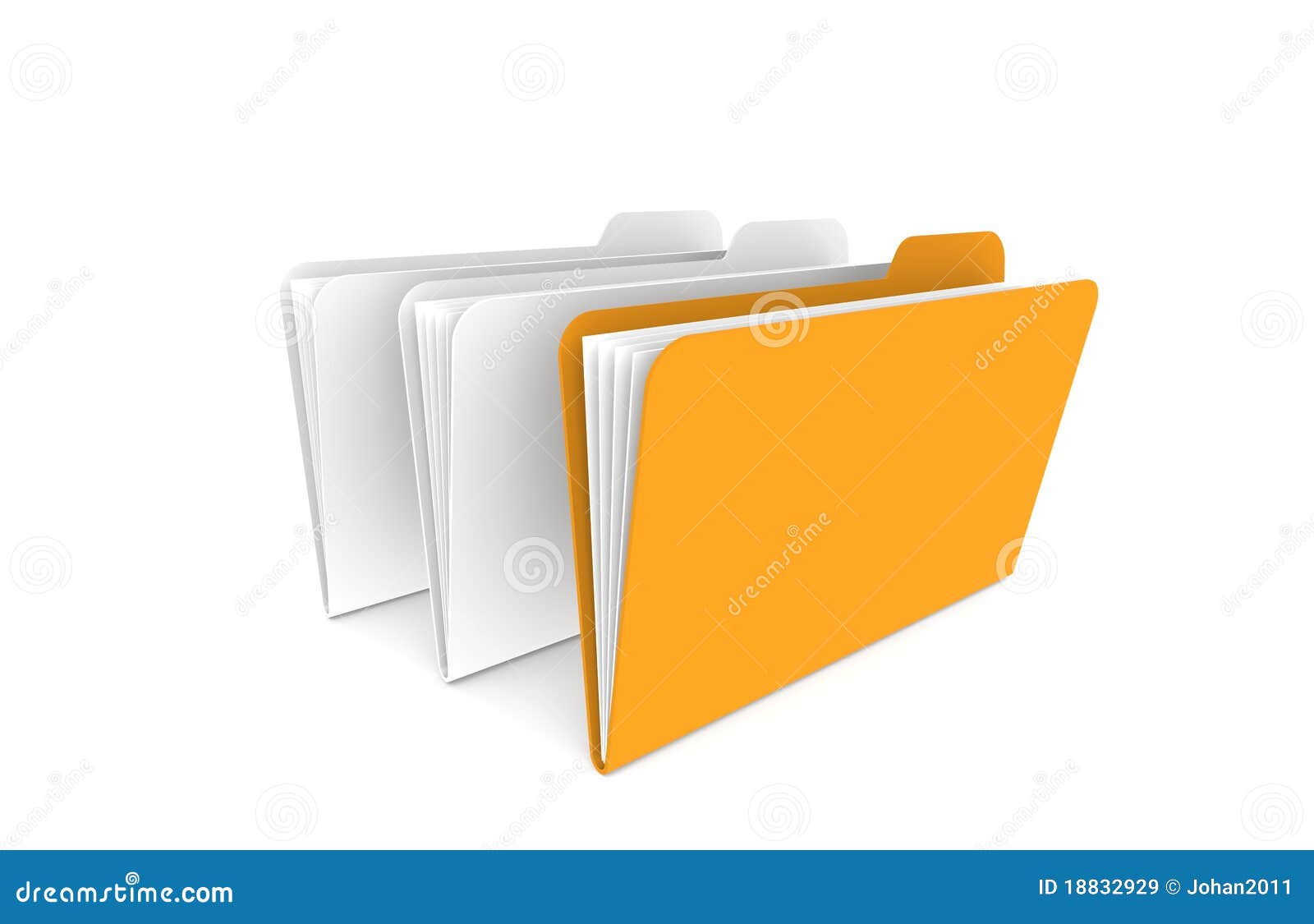 Dossiers stock illustratie. Illustration of digitaal - 18832929