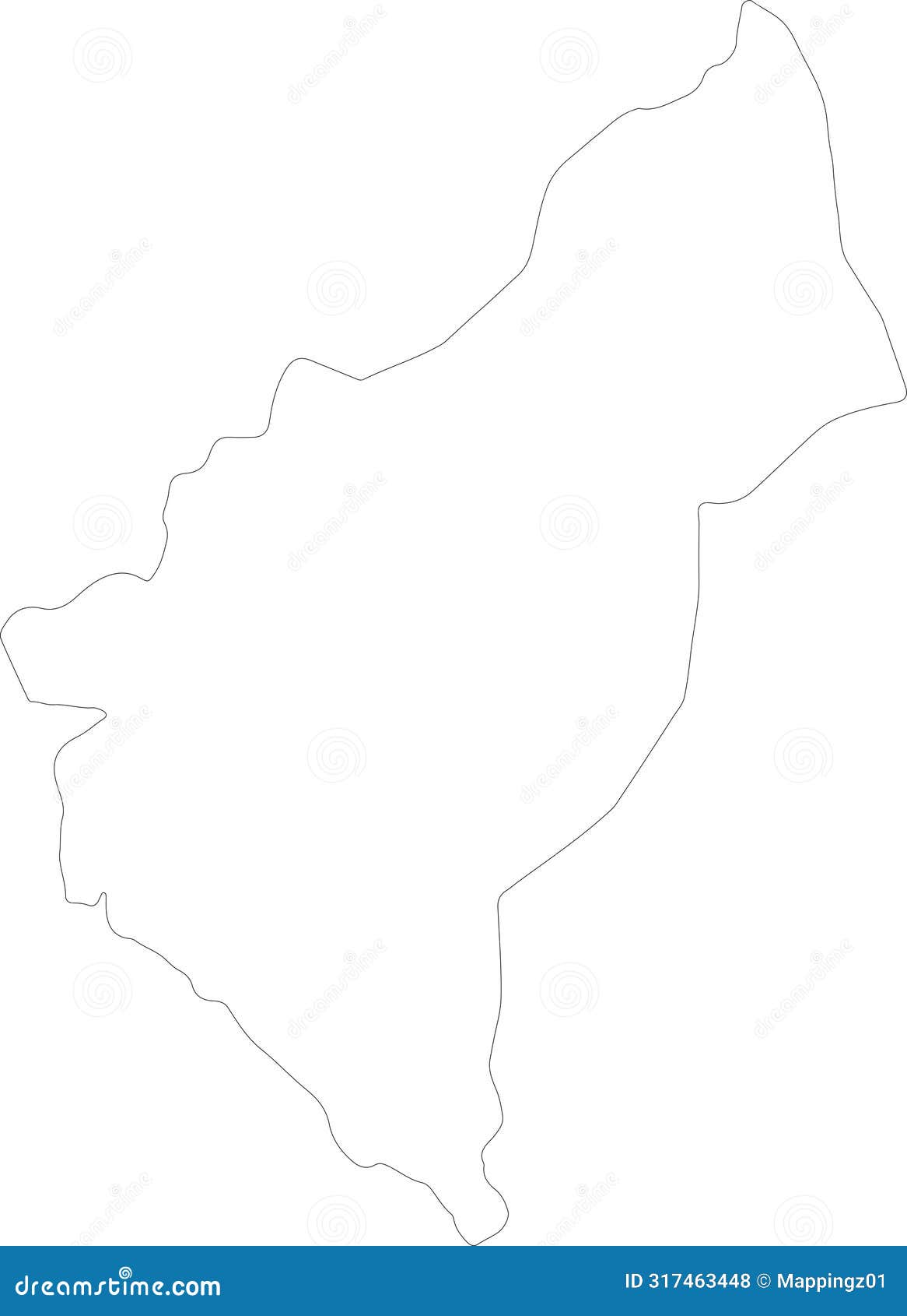 Dosso Niger outline map stock illustration. Illustration of simple ...