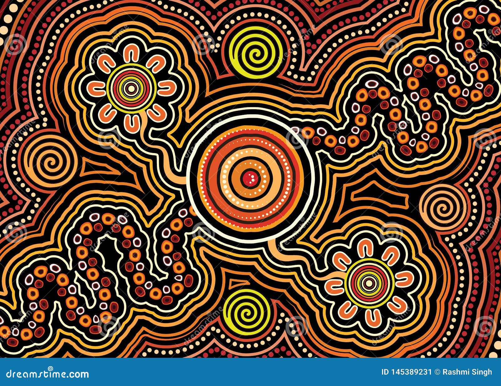 Dot art vector painting. stock illustration. Illustration of design ...