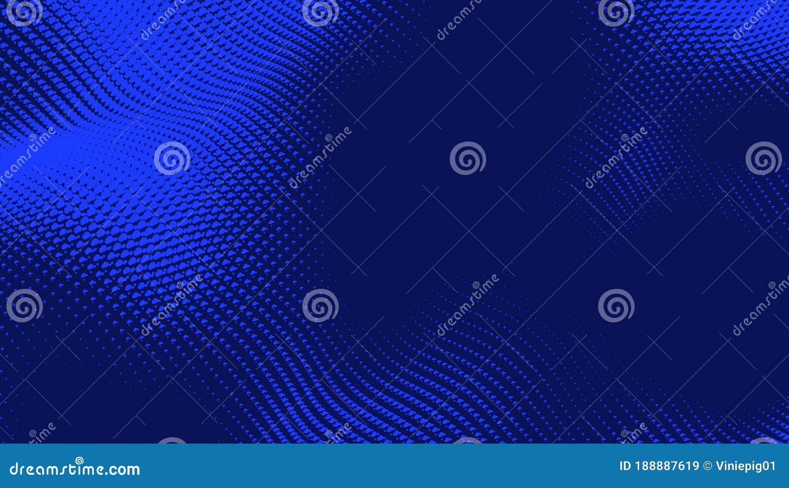 Dot Blue Wave Light Screen Gradient Texture Background. Stock ...
