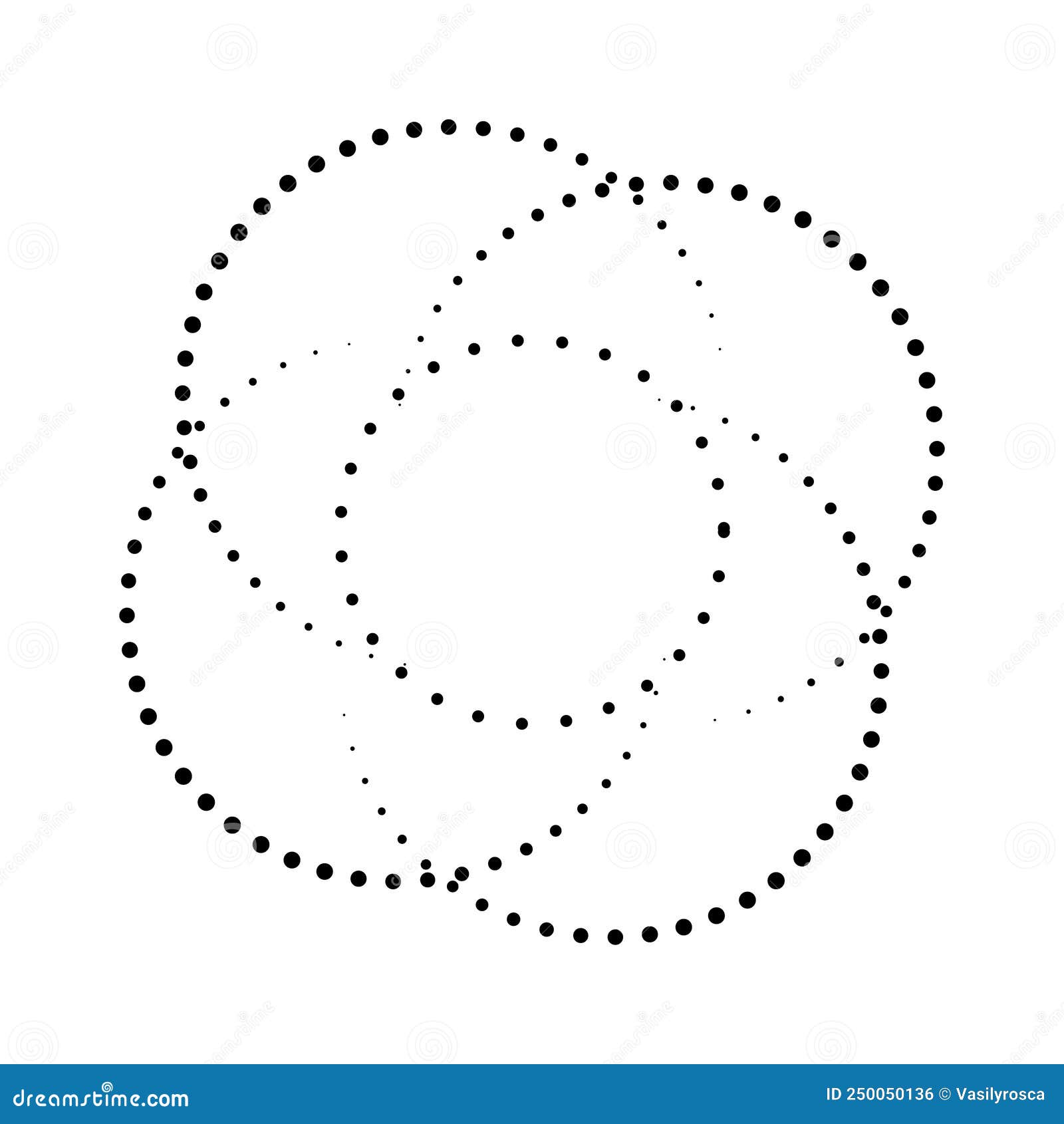 Dot Circle Pattern Vector Halftone. Circular Burst Dot Halftone Round ...