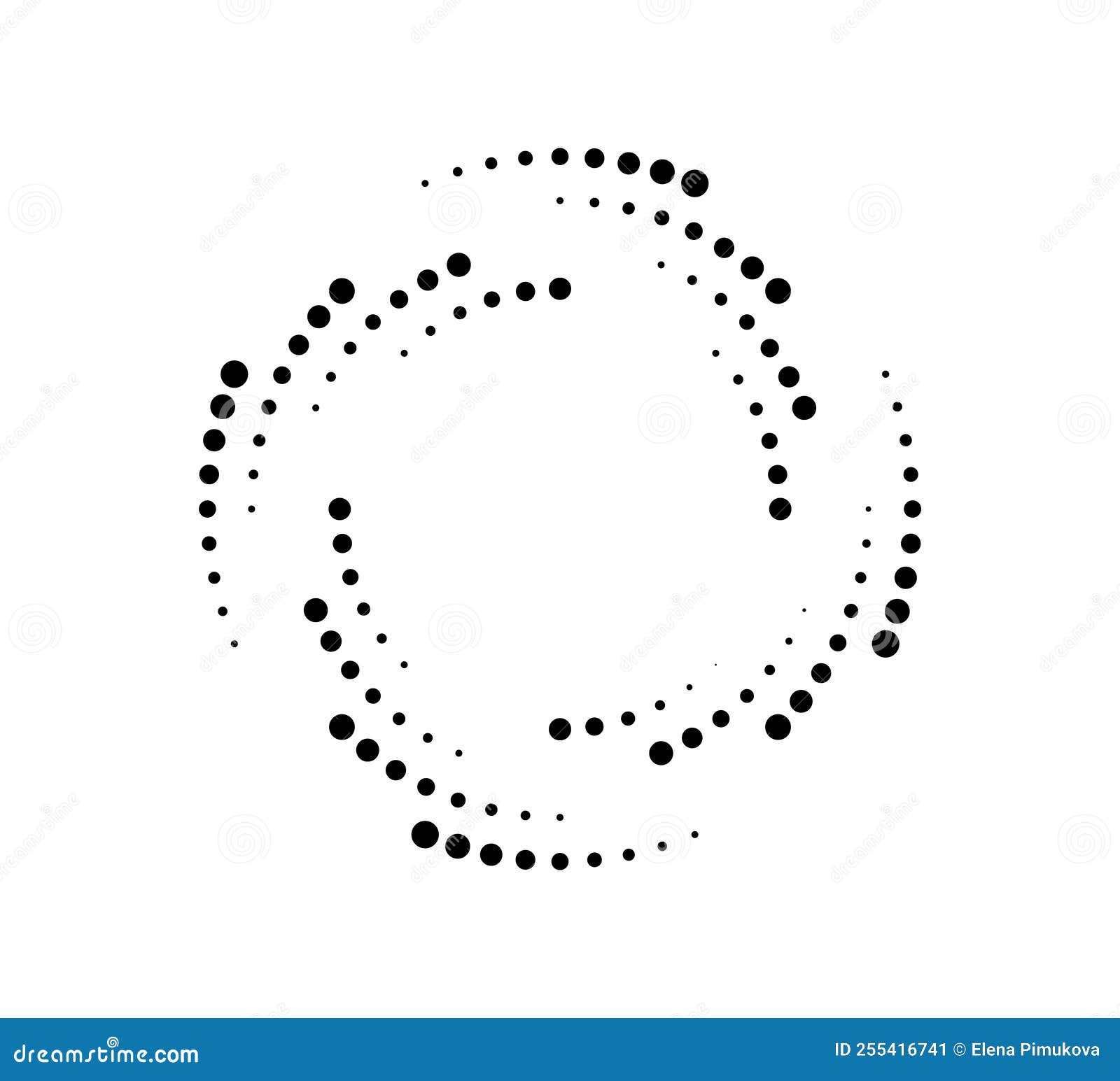 Dot Circle Speed Lines for Emblem, Design and Comic Book. Abstract ...