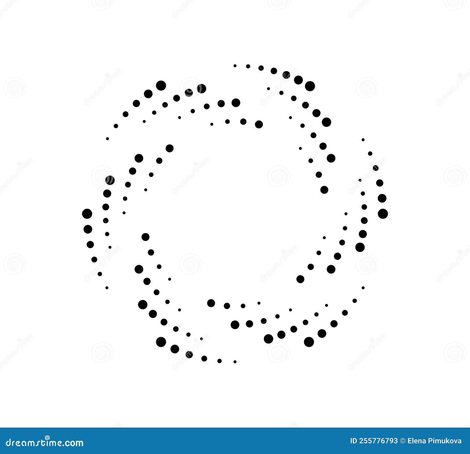 Dot Circle Speed Lines for Emblem, Design and Comic Book. Abstract ...