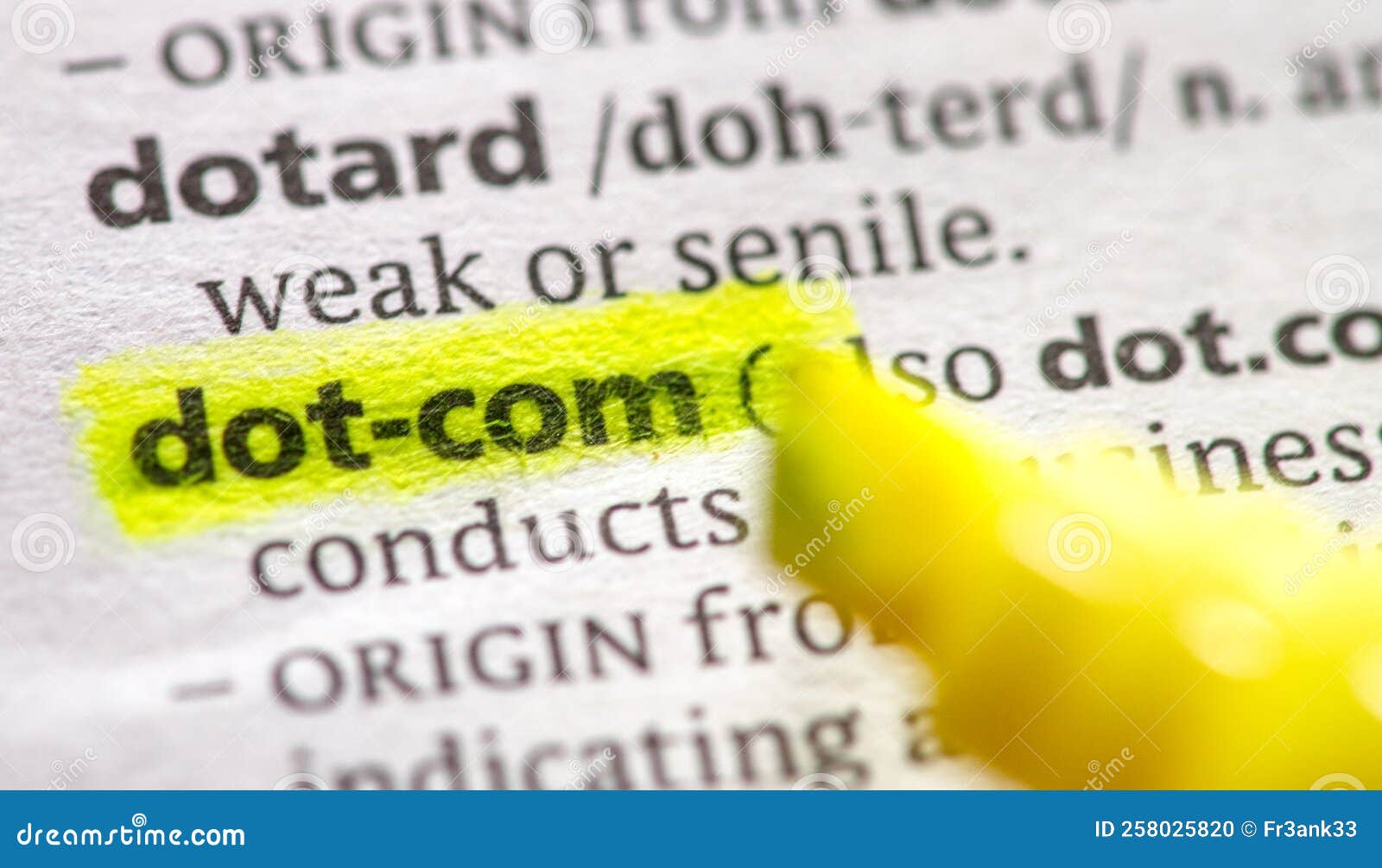 Dot-com stock photo. Image of book, website, money, address - 258025820