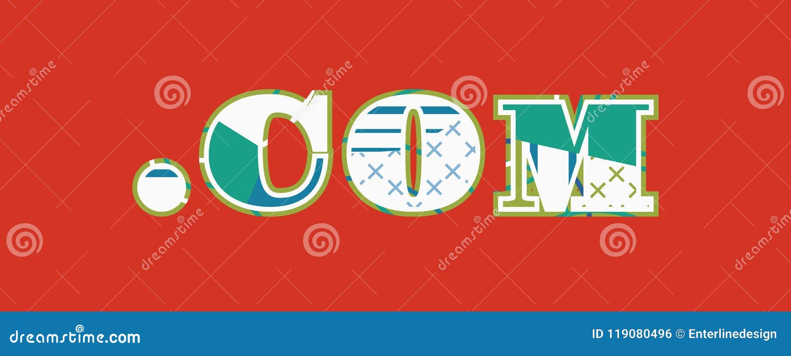 Dot Com Concept Word Art Illustration Stock Vector - Illustration of ...