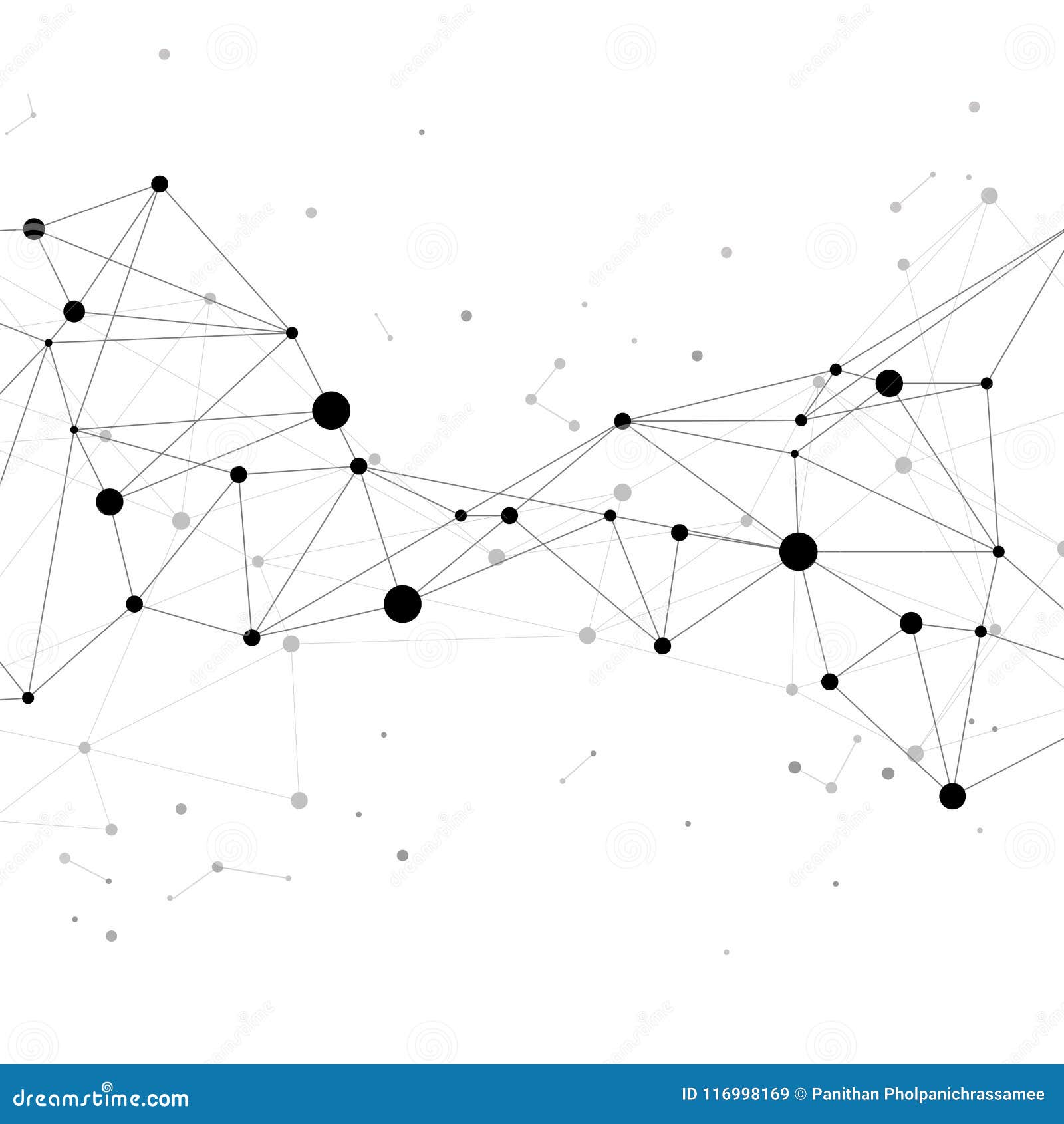 Network Connecting Dot Polygon Background : Concept of Network ...