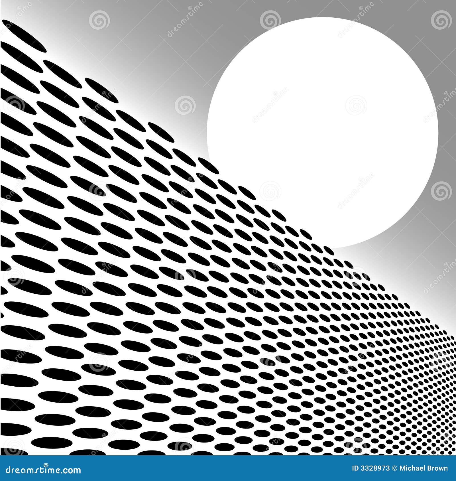 Dot Grid Geometirc Perspective Stock Vector - Illustration of black ...