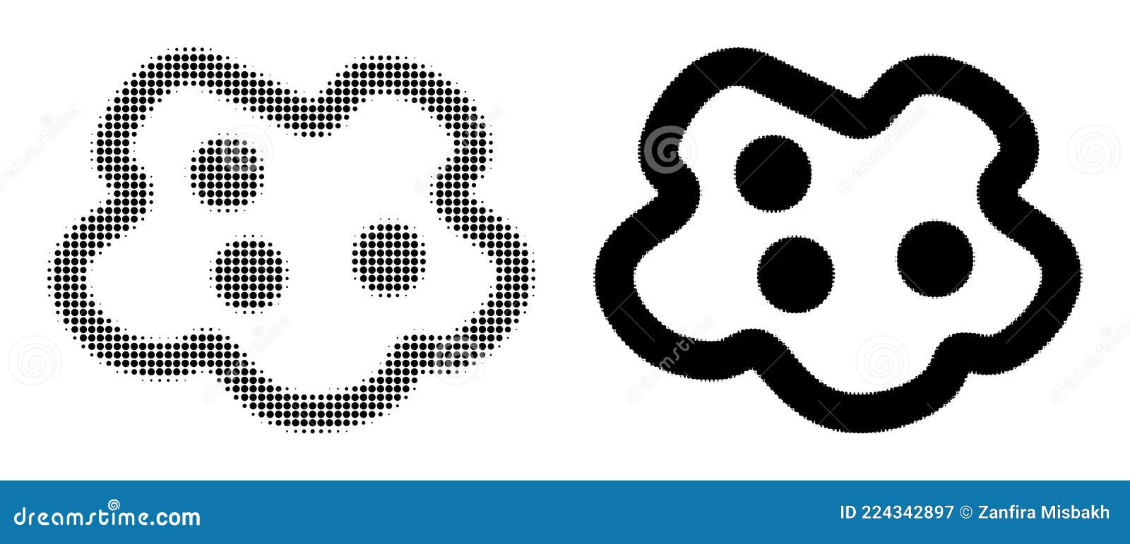 Amoeba Icon Vector From Virus Collection. Thin Line Amoeba Outline Icon ...