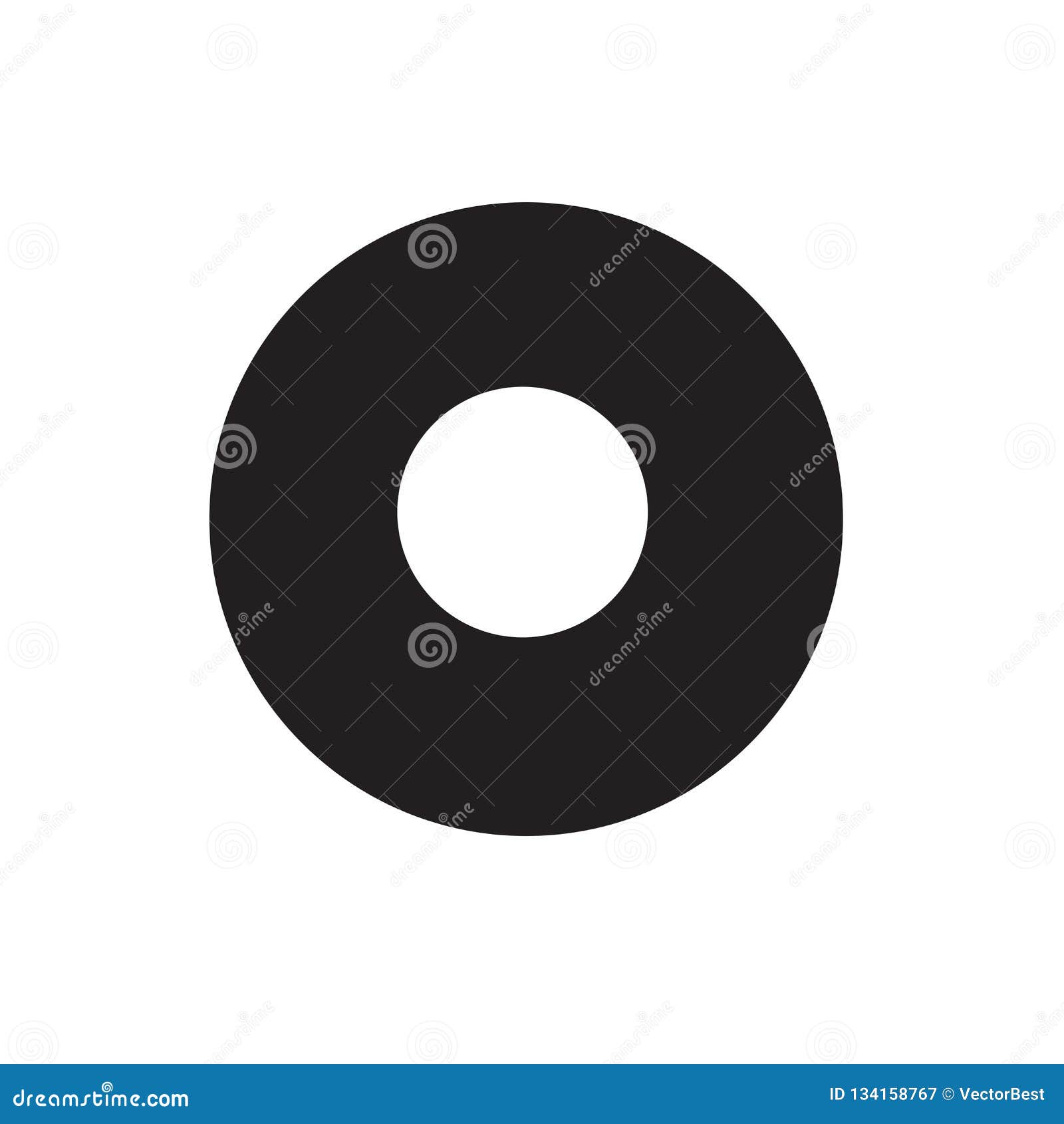 Dot Icon Vector Sign and Symbol Isolated on White Background, Dot Logo ...
