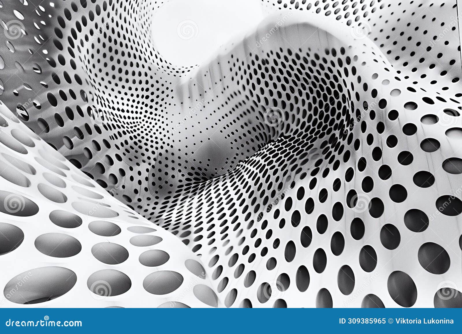 Dot Illusion in Grayscale stock image. Image of digital - 309385965