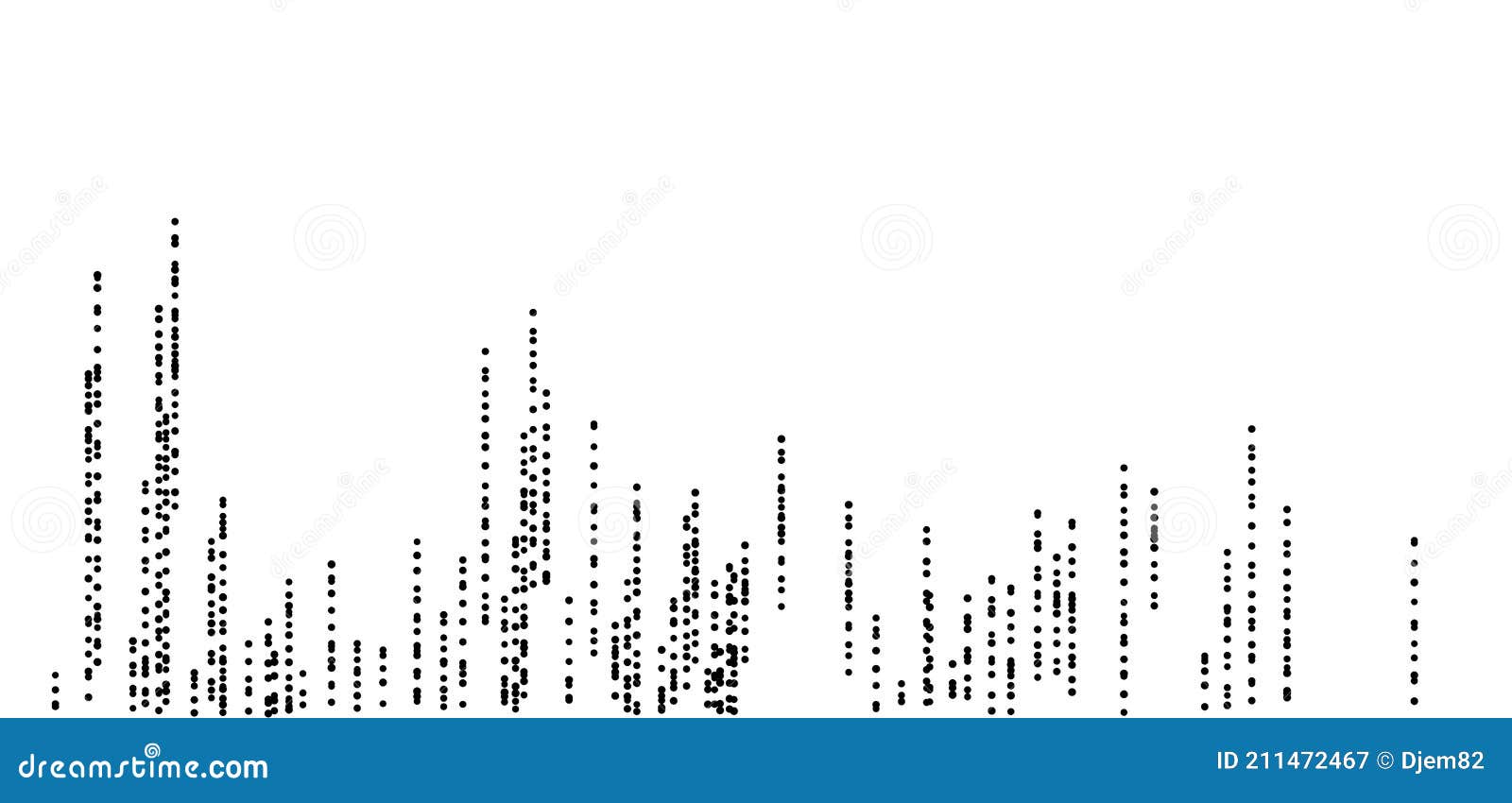 Dot and Line Consisting of Abstract Graphics. Stock Vector ...