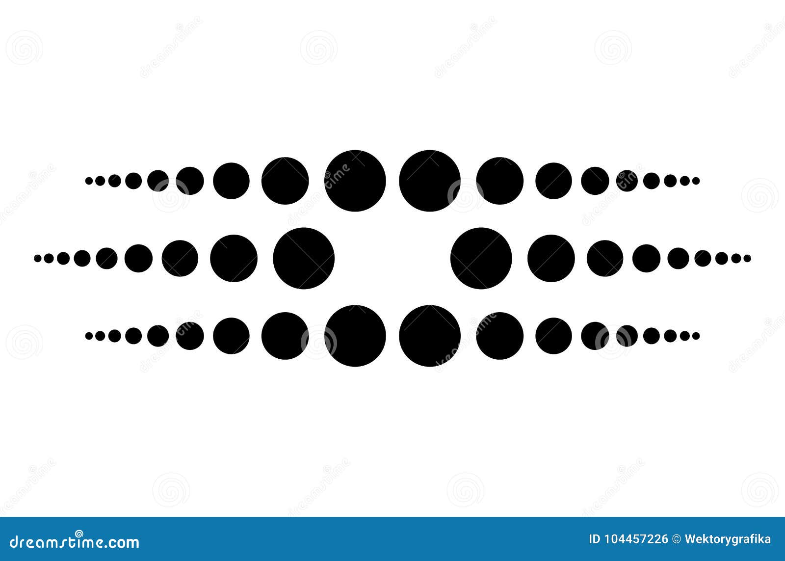 Dot Line Simple Page Footer Vector Design Stock Vector - Illustration ...
