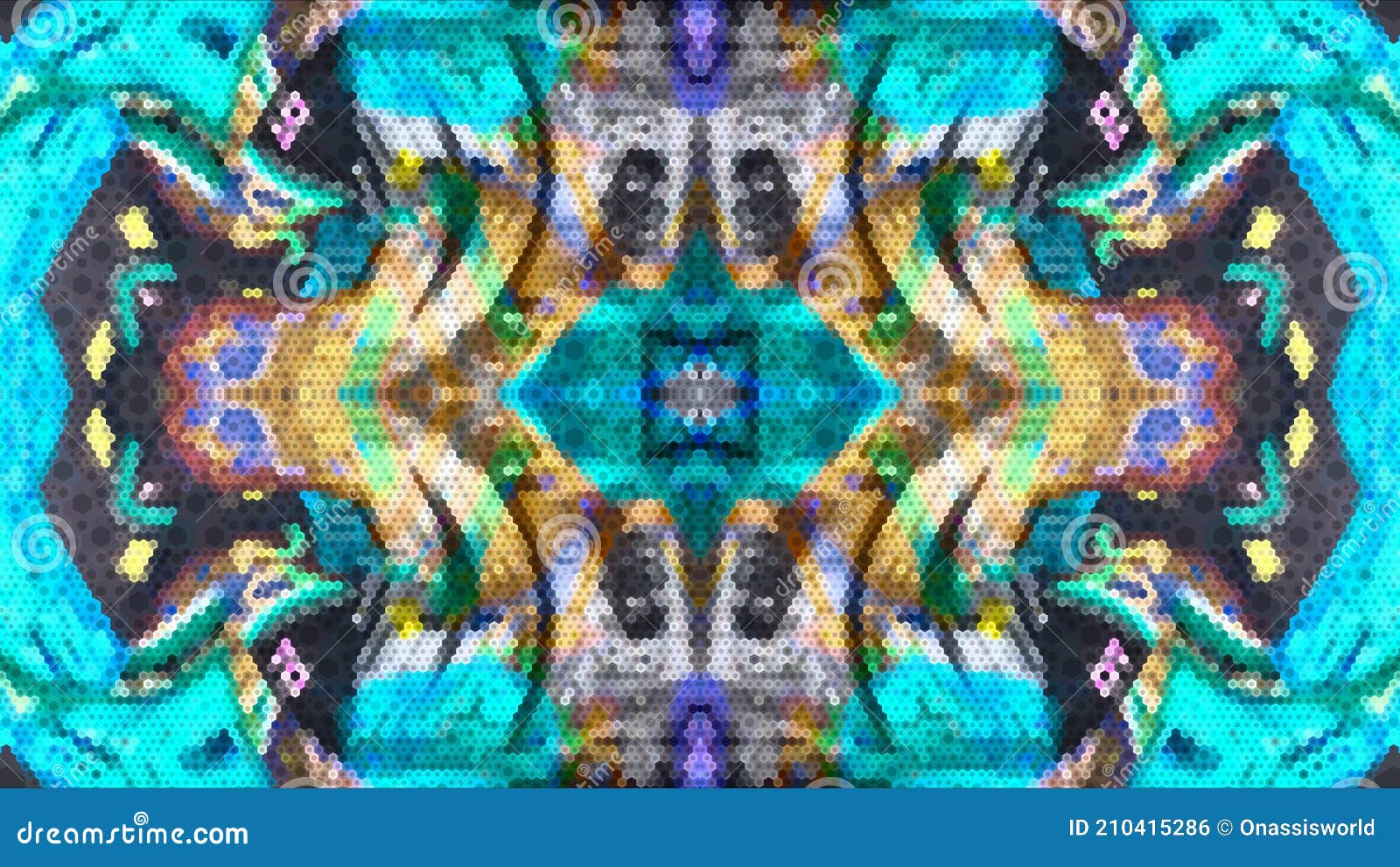 Dot Matrix Colorful Abstract Backgrounds Stock Illustration ...