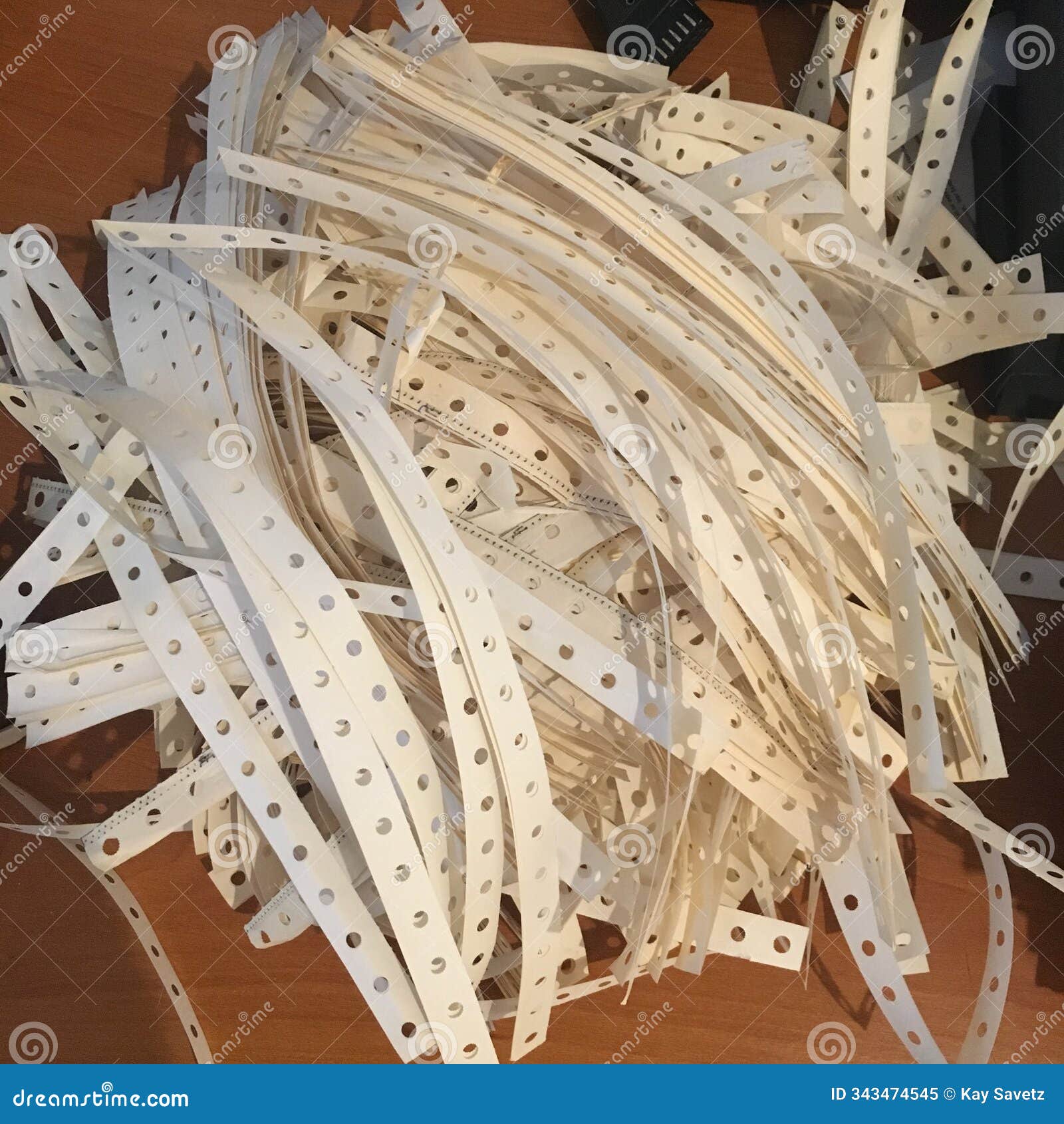 Dot Matrix Printer Scrap Material Stock Image - Image of portland ...