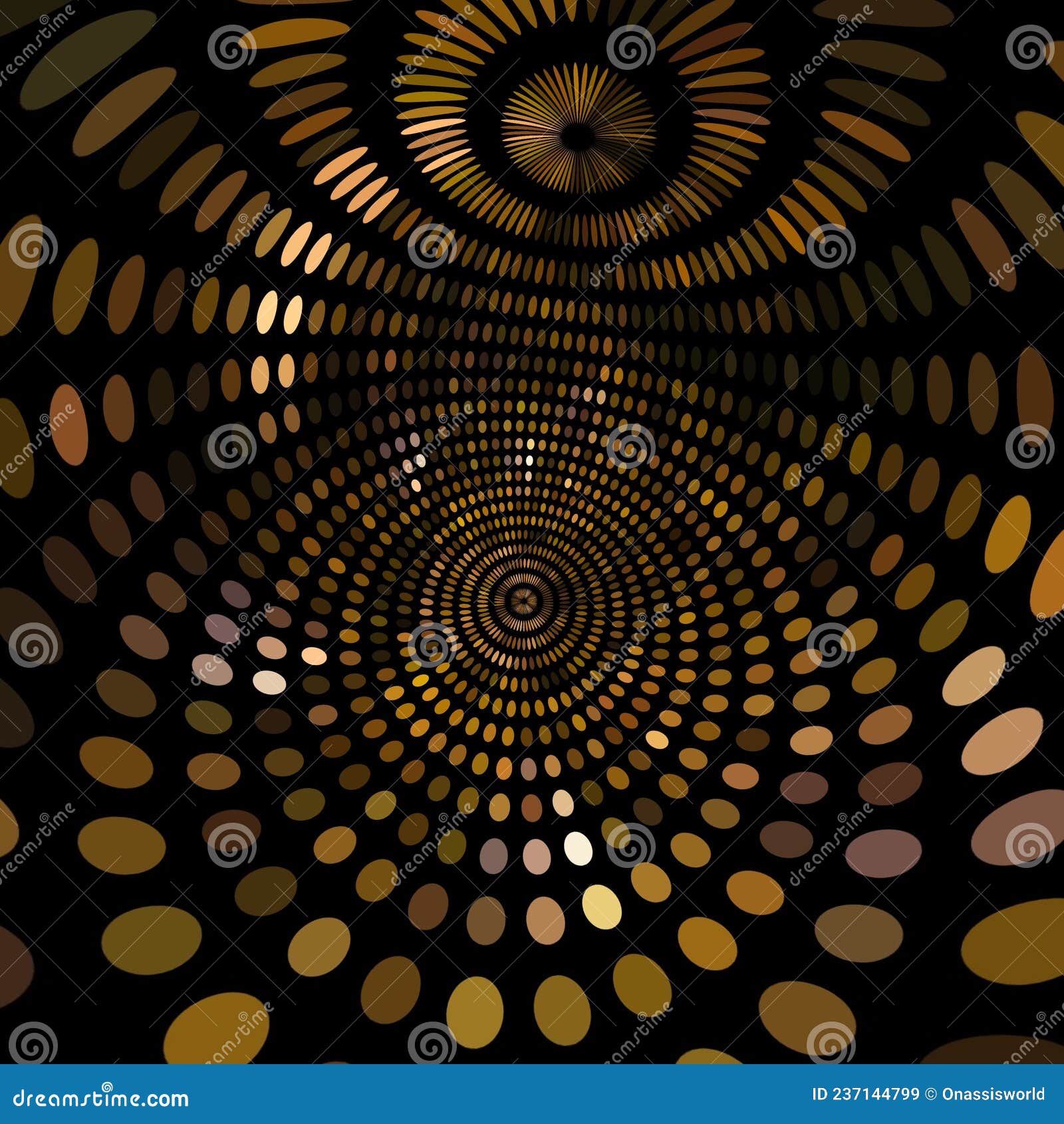 Dot Matrix Shapes and Blurs Abstract Background Stock Image - Image of ...