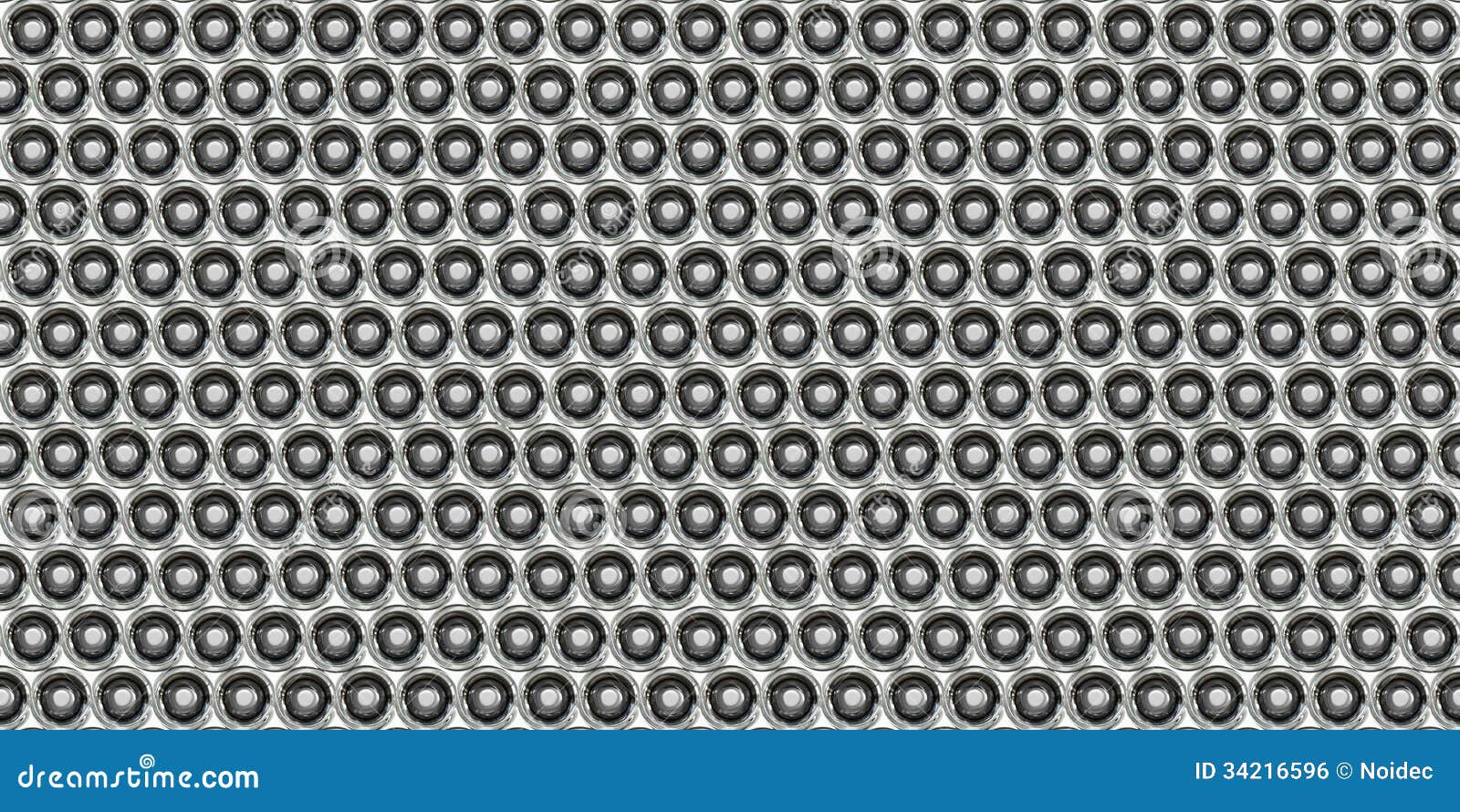 Dot Metal Plate - Seamless Background Stock Illustration - Illustration ...