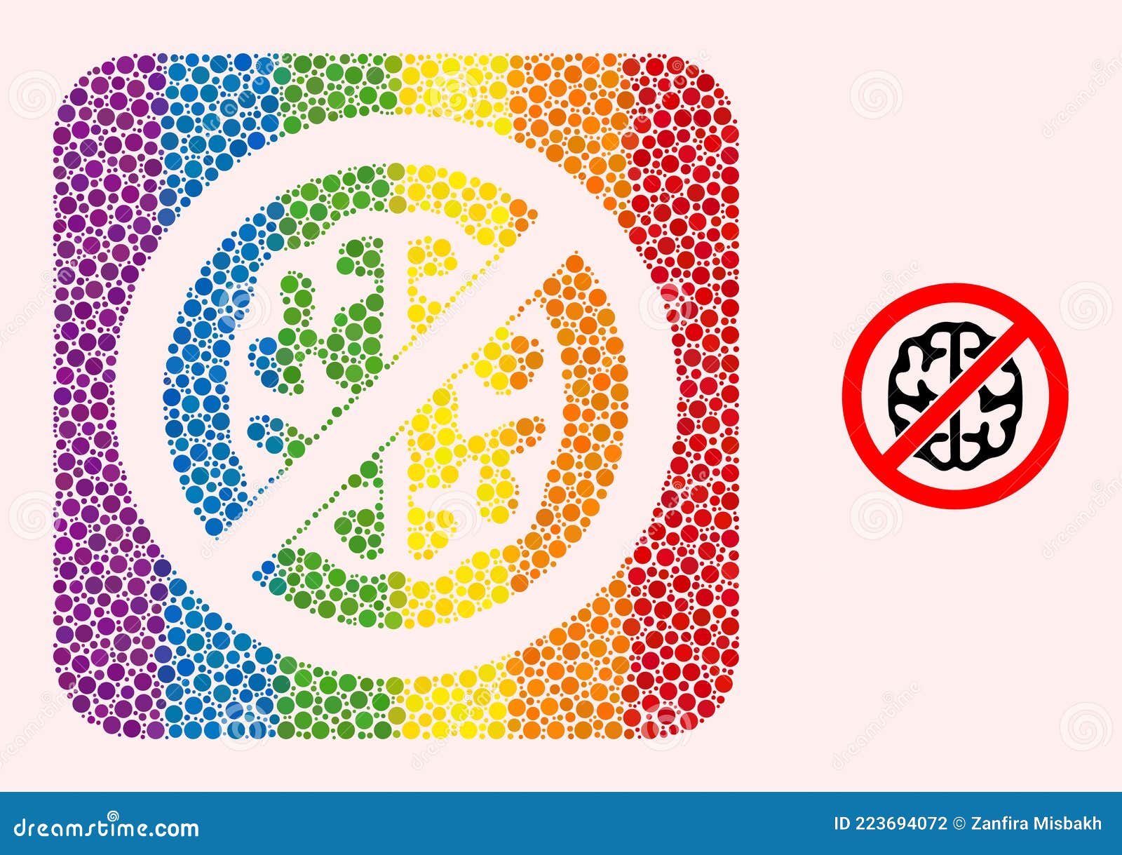 Vector Brainless Composition Of Dots | CartoonDealer.com #233353775