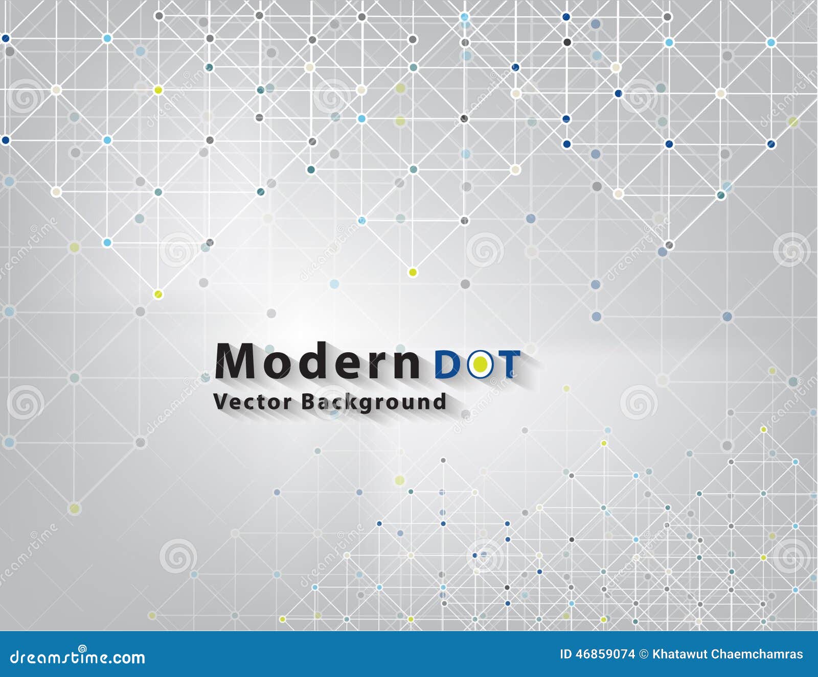 Dot Network Color Technology Stock Vector - Illustration of business ...