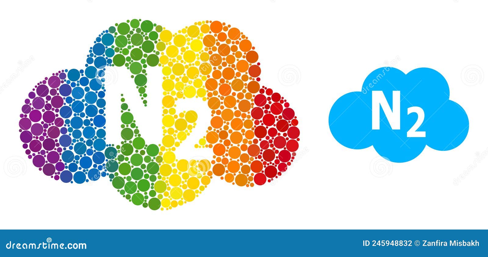 Dot Nitrogen Cloud Collage Icon of LGBT-Colored Spheres Stock Vector - Illustration of pattern ...