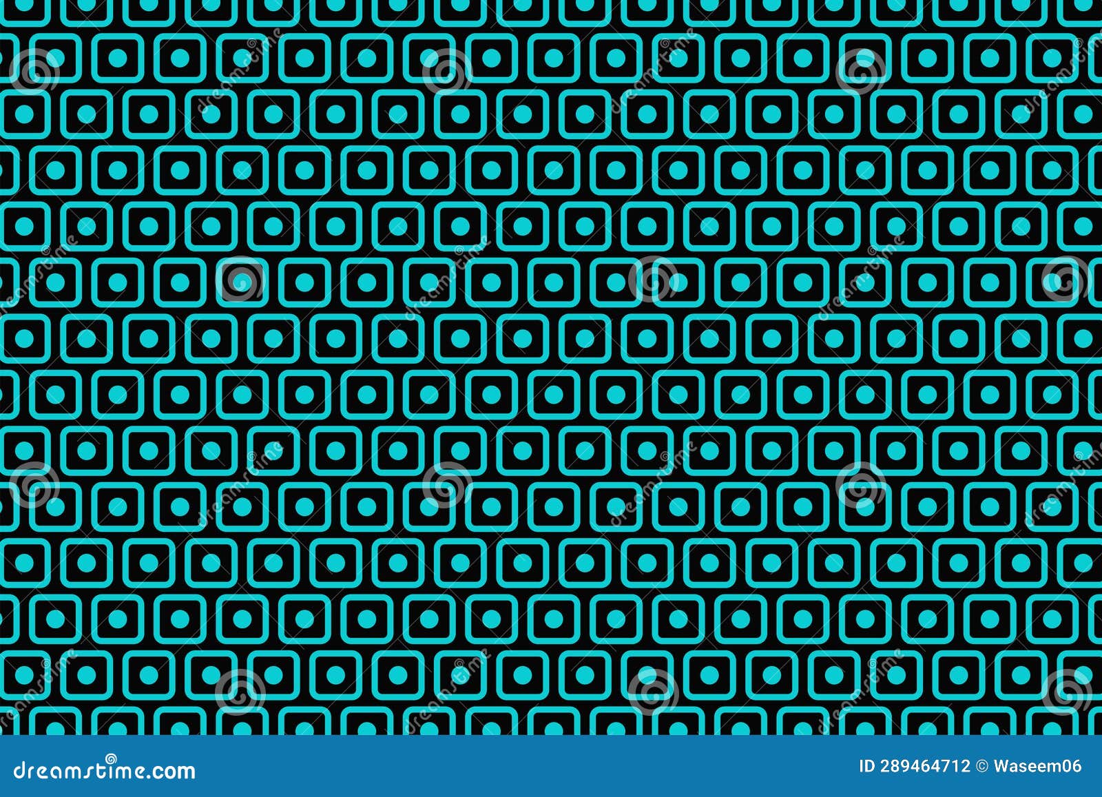 Dot in Outline Square Seamless Pattern Stock Vector - Illustration of ...