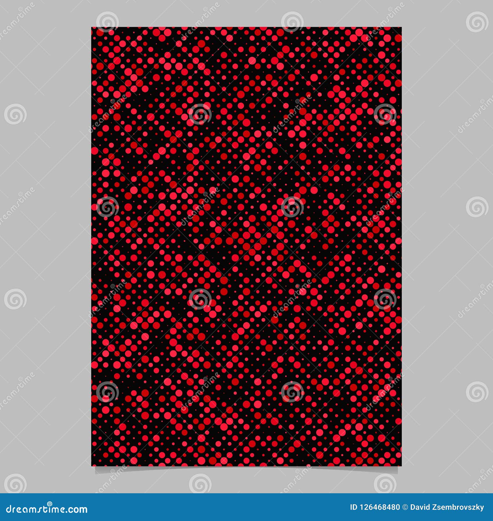 Dot Pattern Poster Design - Vector Document Background Stock Vector ...