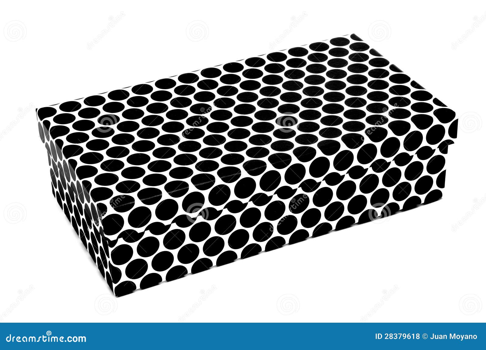 Dot patterned box stock photo. Image of ornament, color - 28379618