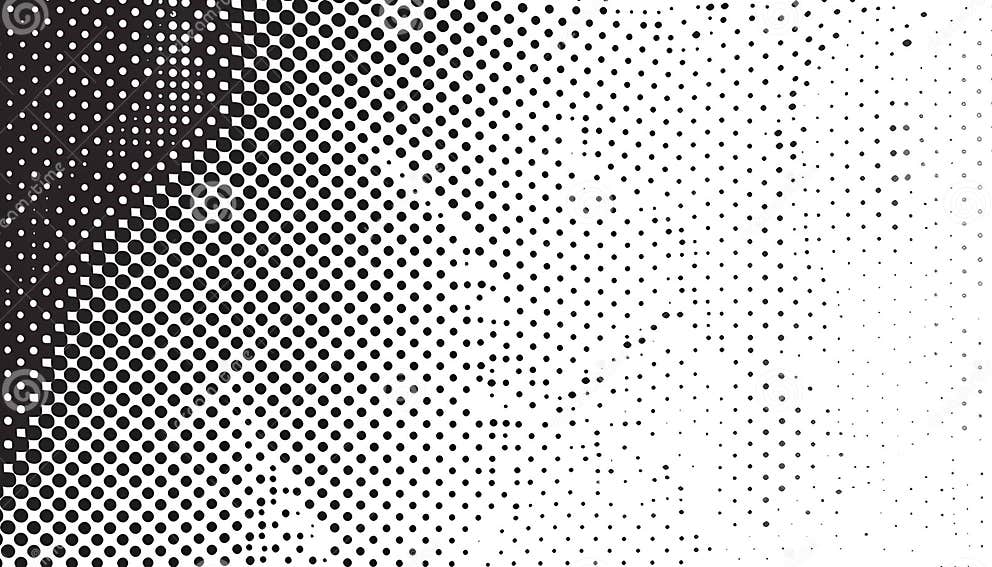 Dot Perforation Texture. Dots Halftone Seamless Pattern Stock Photo ...