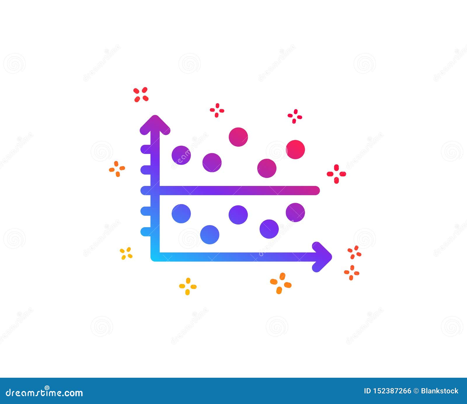 Dot Plot Graph Icon. Presentation Chart Sign. Vector Stock Vector ... Dot Plot Graph Icon. Presentation Chart Sign. Vector Stock Vector ...