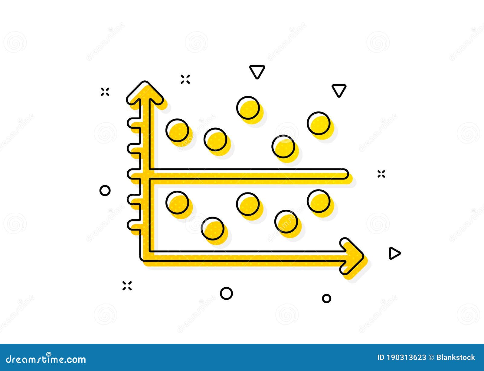 Dot Plot Graph Icon. Presentation Chart Sign. Vector | CartoonDealer ... Dot Plot Graph Icon. Presentation Chart Sign. Vector | CartoonDealer ...