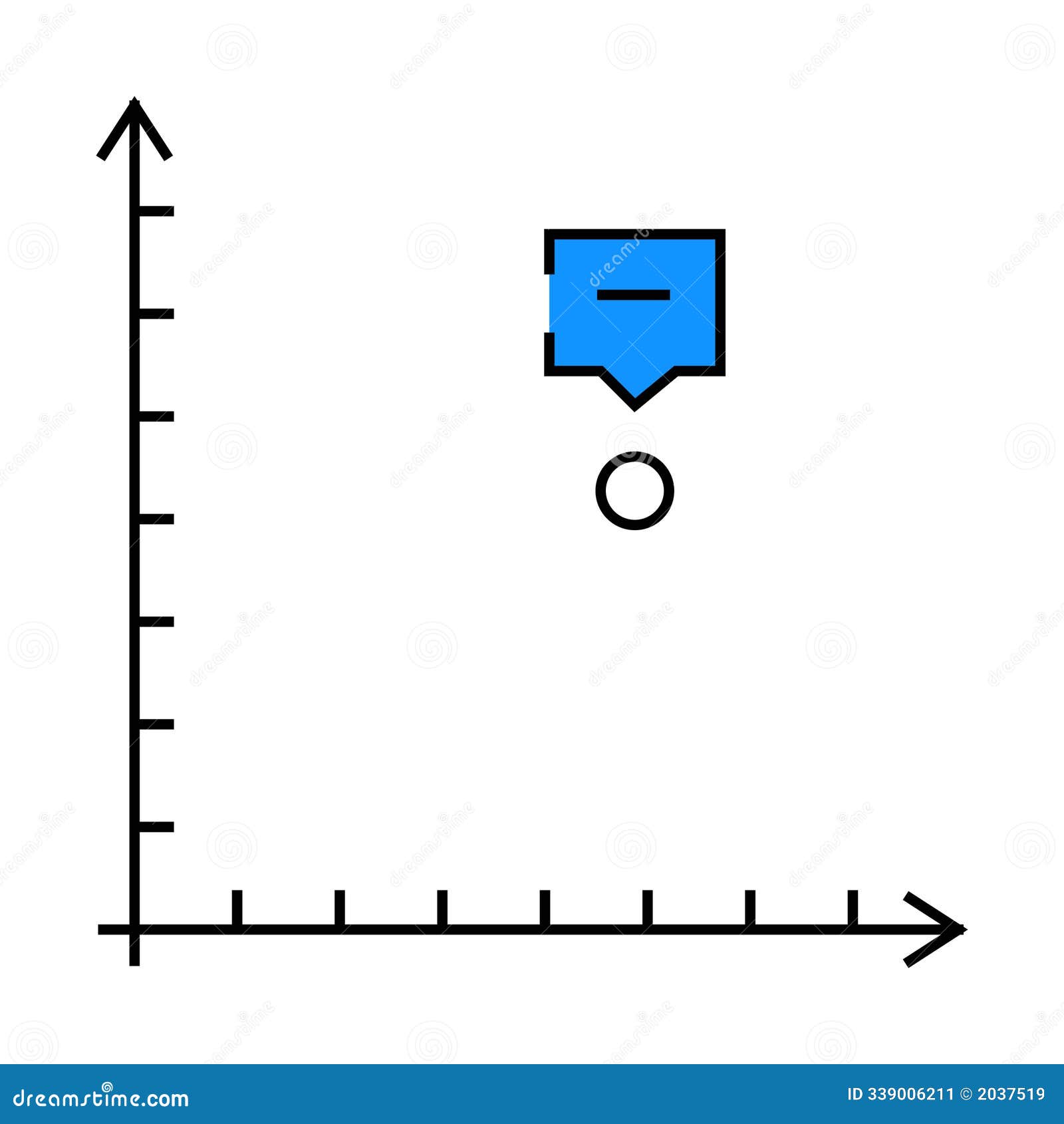 Dot Plot Visualization Icon Doodle Illustration | CartoonDealer.com ...
