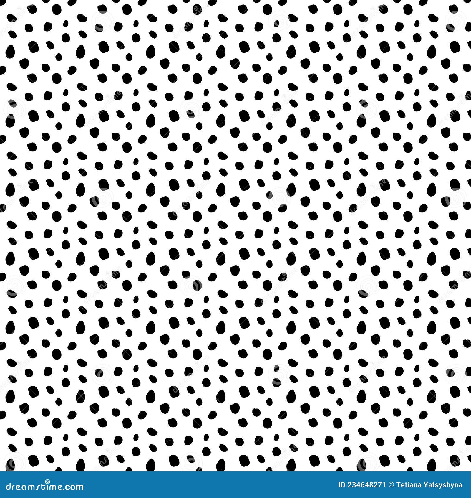 Dot Seamless Pattern. Vector Seamless Pattern. Simple Graphic Design ...