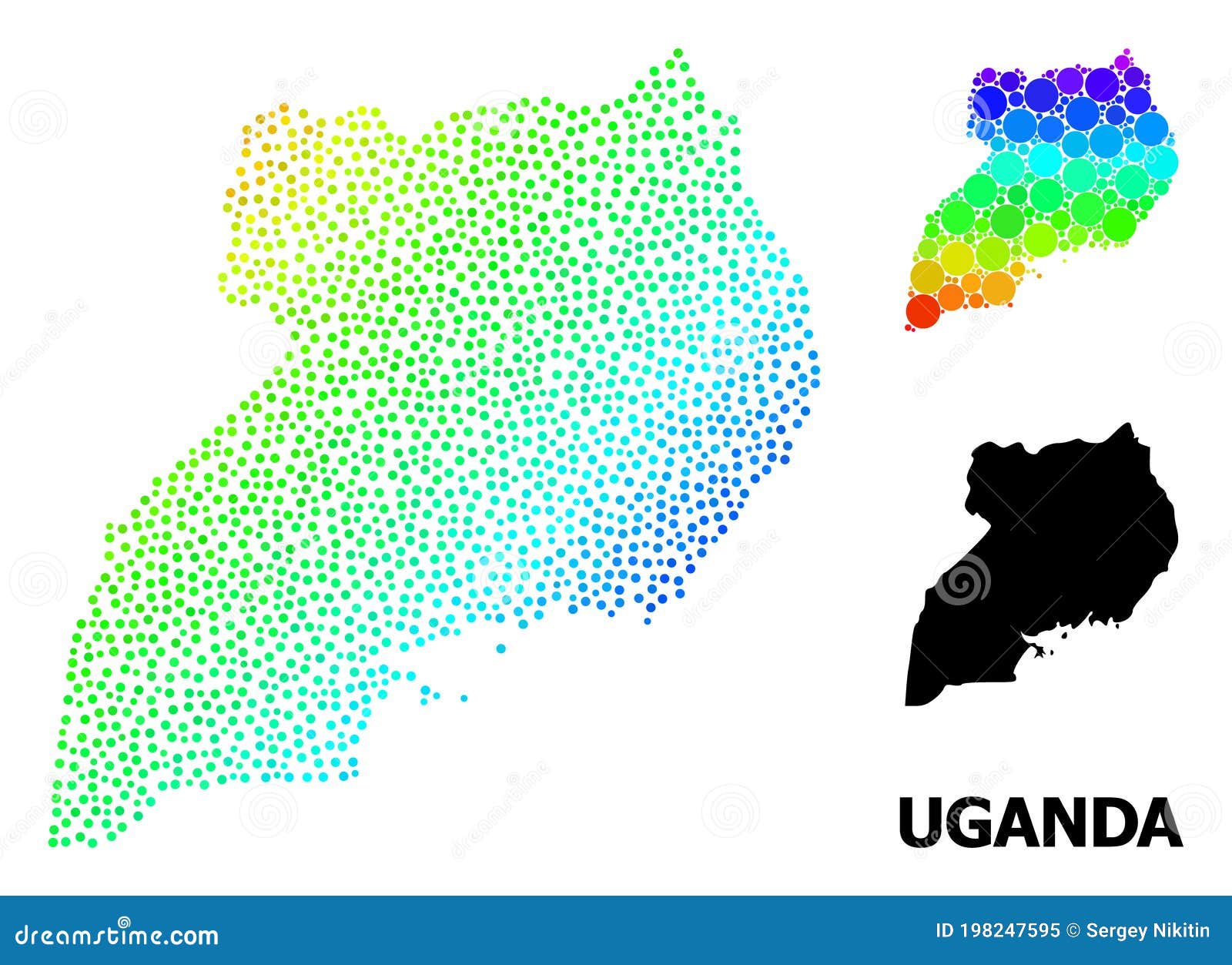 Vector Spectrum Pixelated Map Of Uganda | CartoonDealer.com #198247595 Vector Spectrum Pixelated Map Of Uganda | CartoonDealer.com #198247595