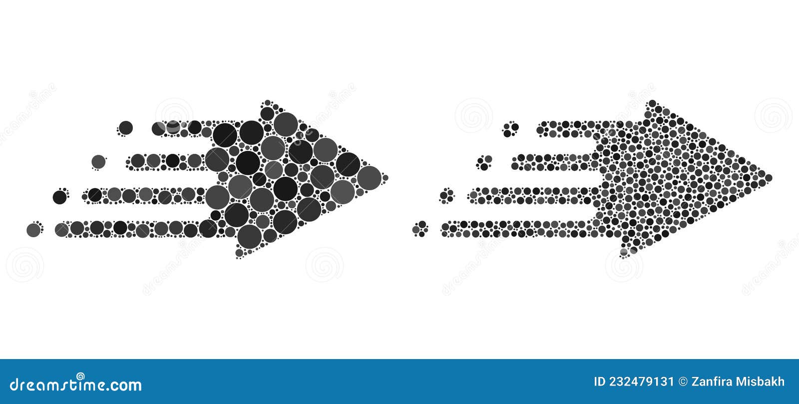 Round Dot Speed Process Icon Mosaic Stock Vector - Illustration of ...