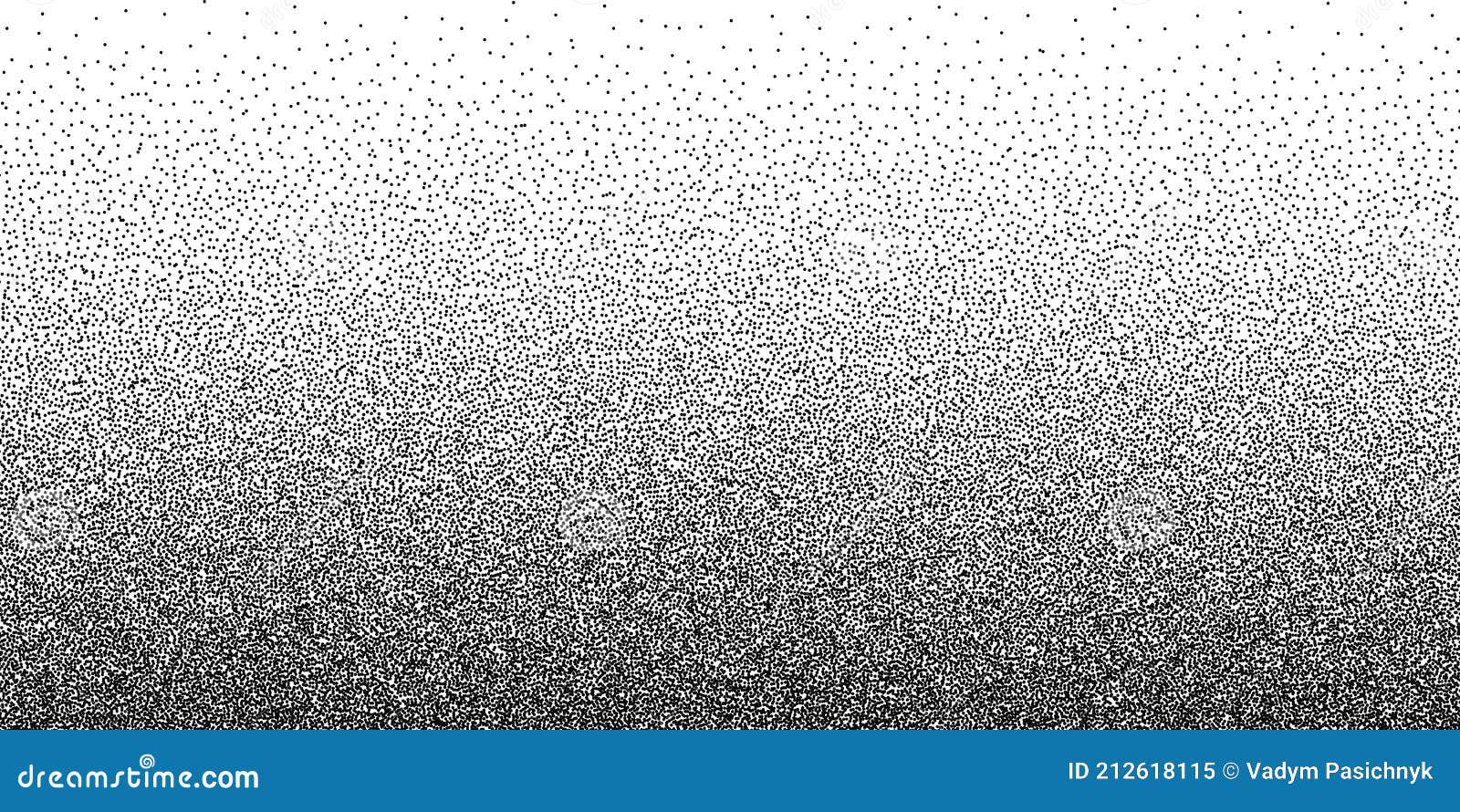 Dot Stipple Gradient Background. Halftone in Dotwork Style. Grainy ...