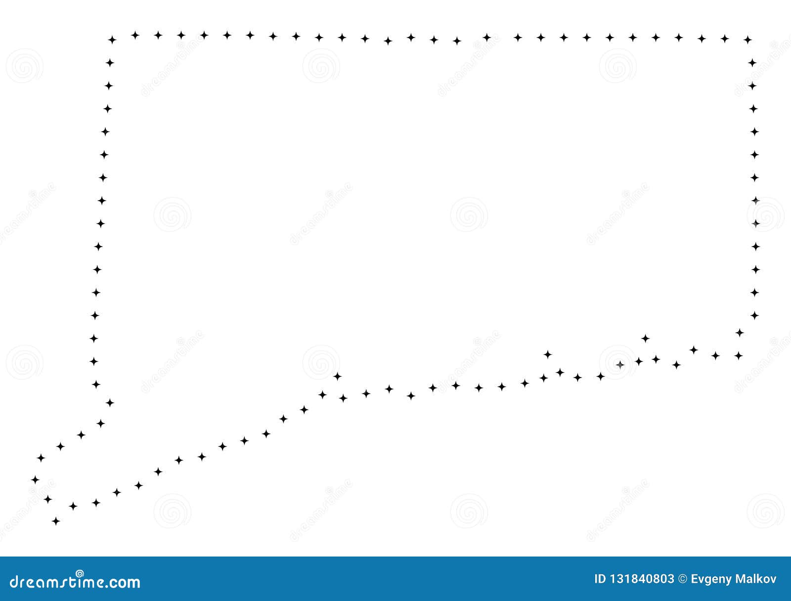 Dot Stroke Connecticut State Map Stock Vector - Illustration of ...