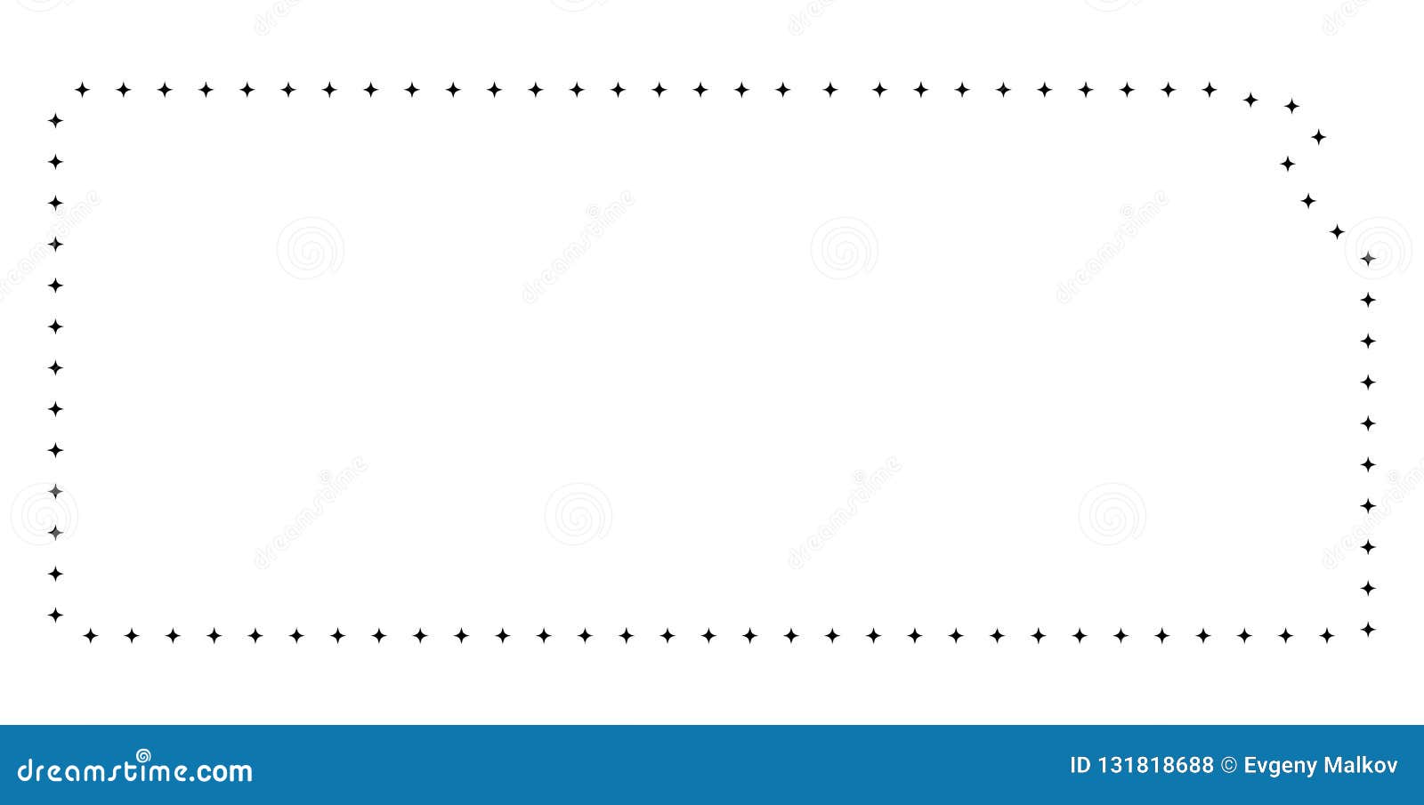 Dot Stroke Kansas State Map Ilustración del Vector - Ilustración de ...