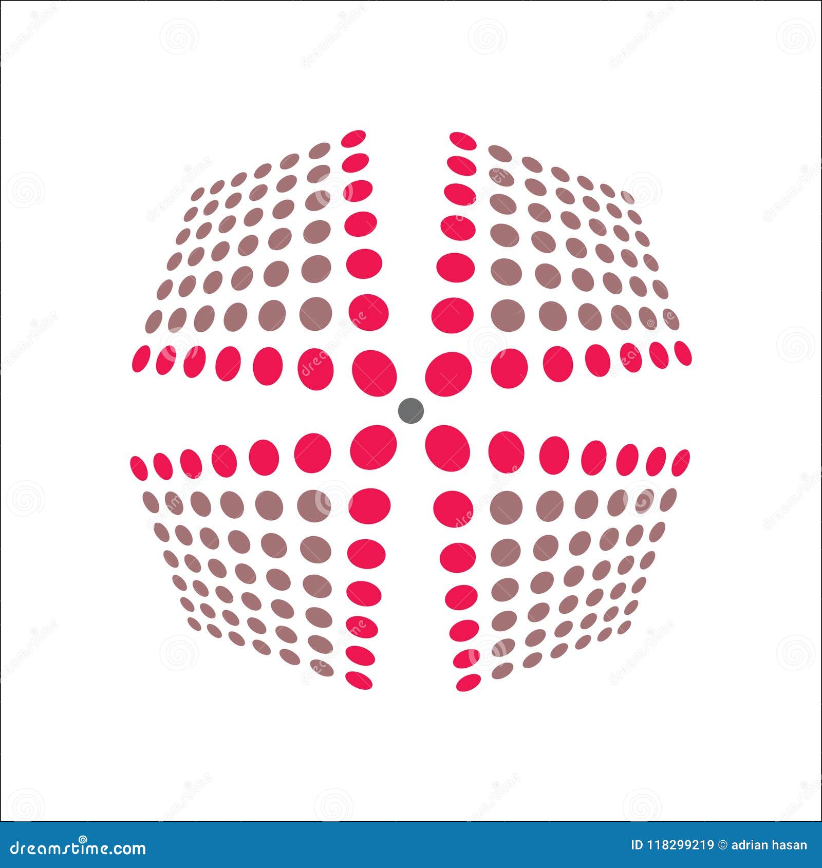 DOT TECHNO ICON LOGO VECTOR | CartoonDealer.com #118299117