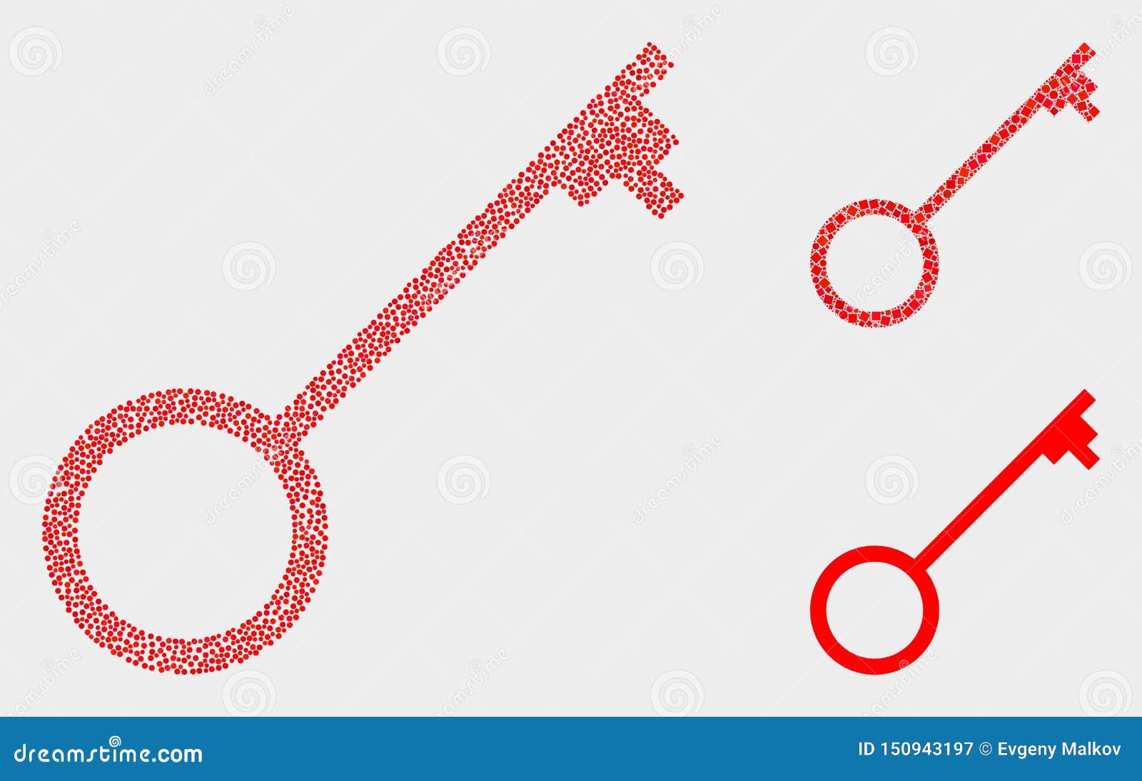Dot Vector Key Icons stock vector. Illustration of irregular - 150943197