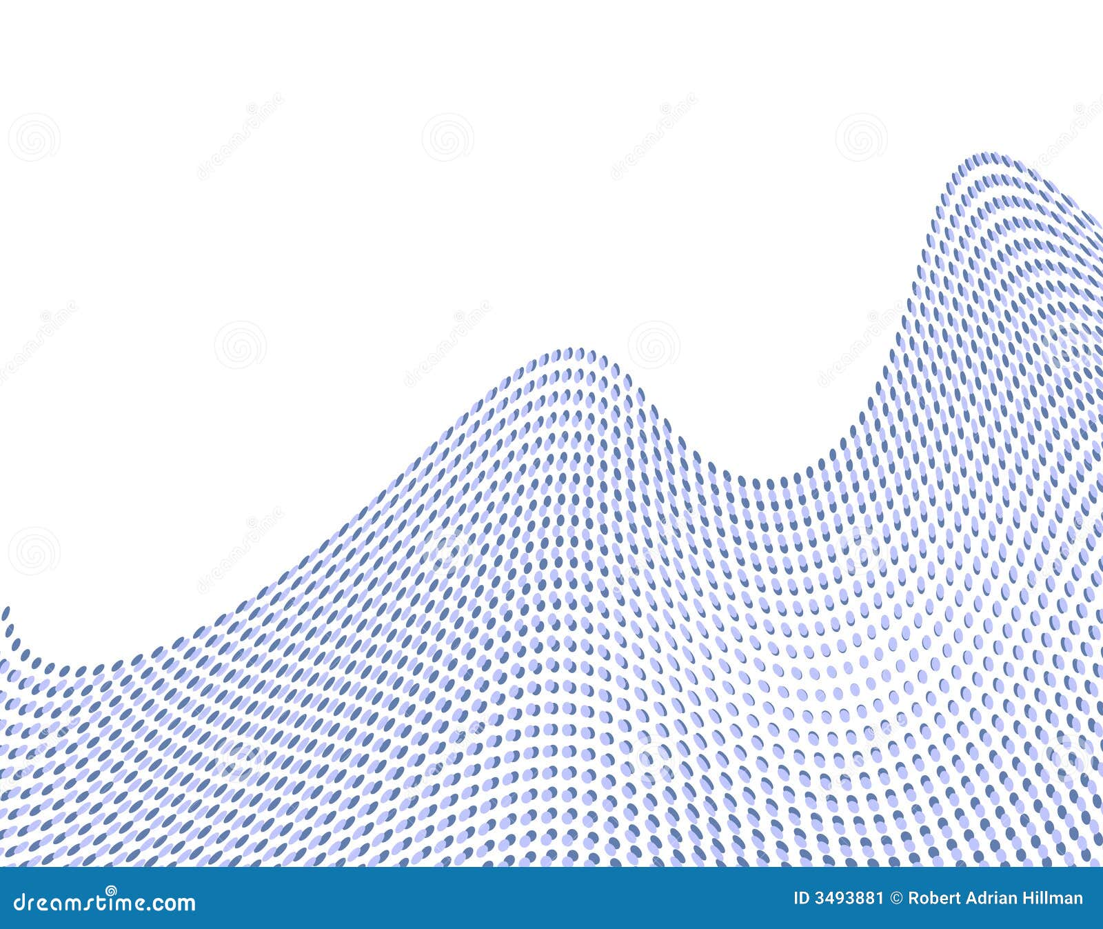 Dot waves stock vector. Illustration of circle, shadow - 3493881