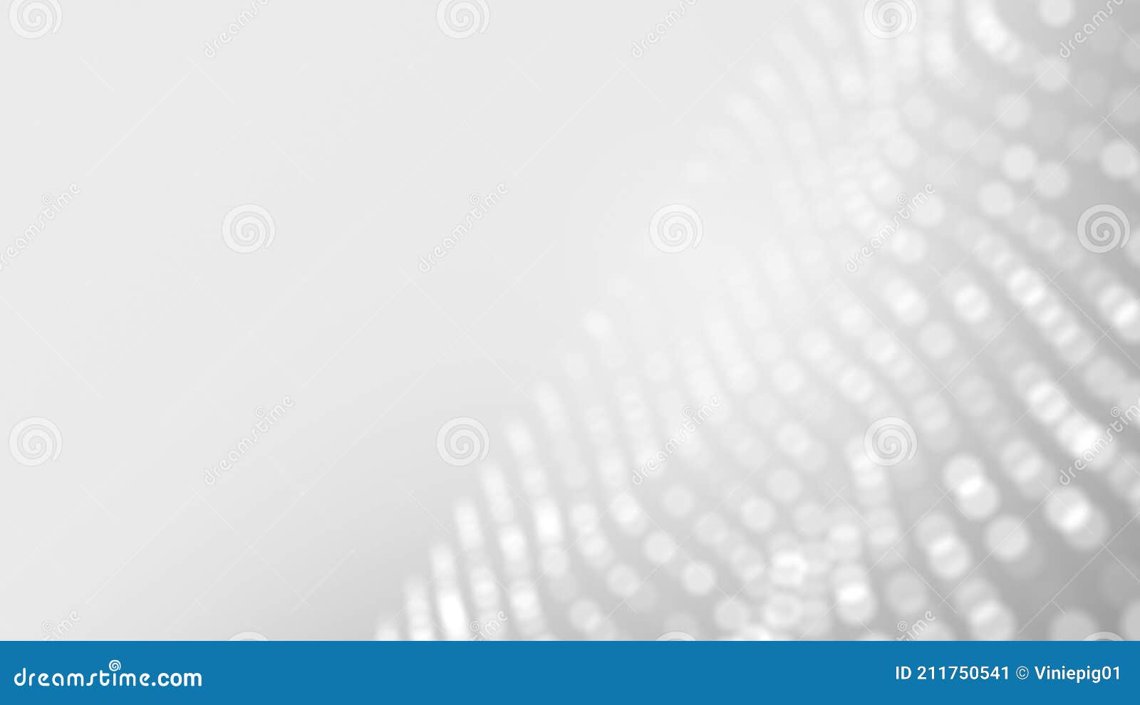 Dot White Gray Wave Light Technology Texture Background. Stock ...